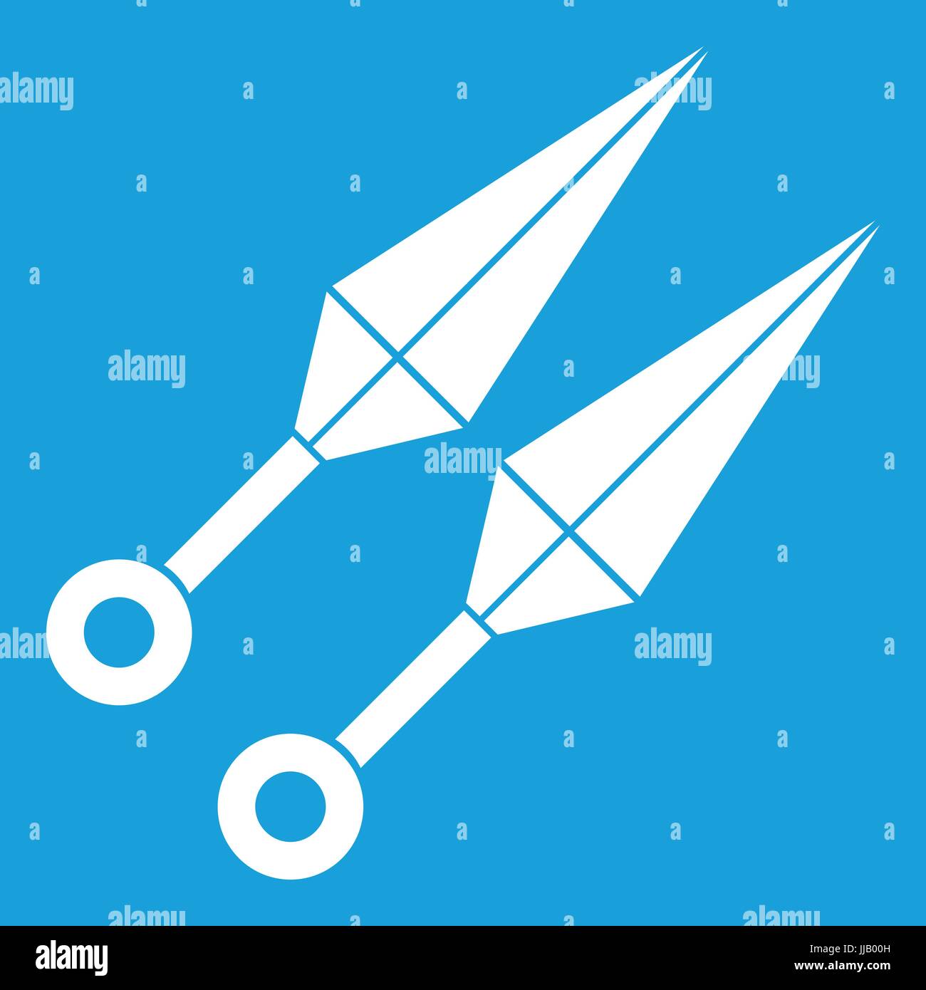 Ninja weapon kunai throwing hi-res stock photography and images - Alamy