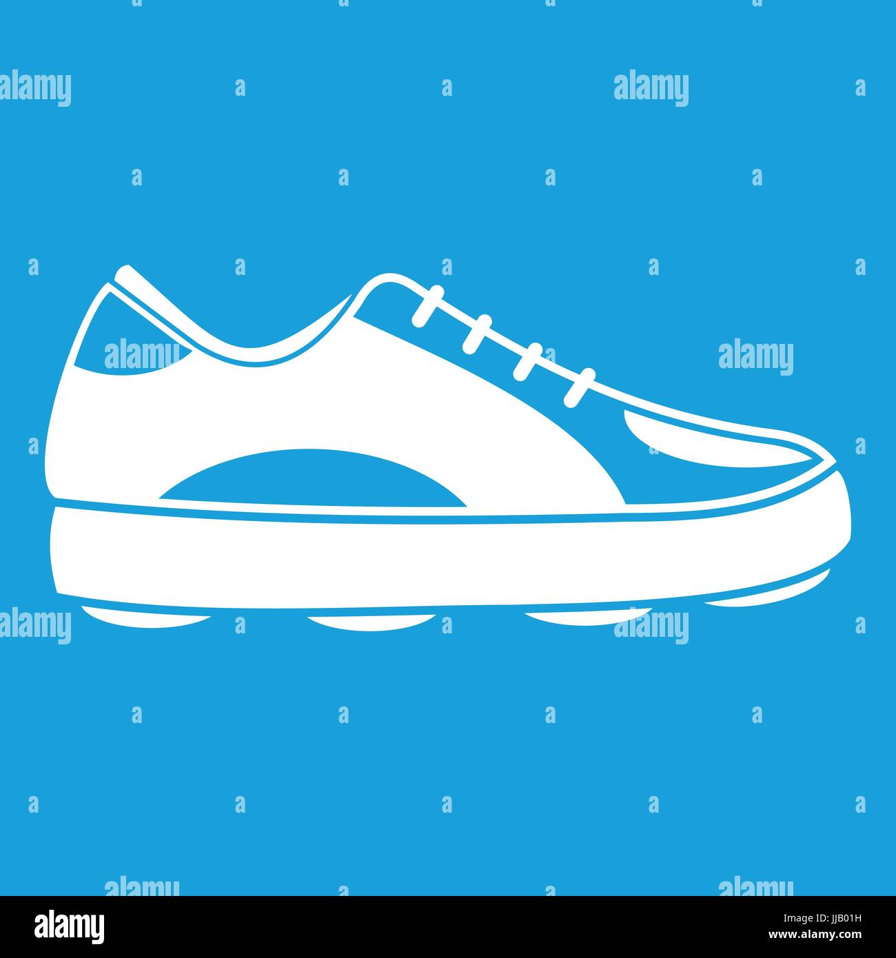 Golf shoe icon white Stock Vector Image & Art - Alamy