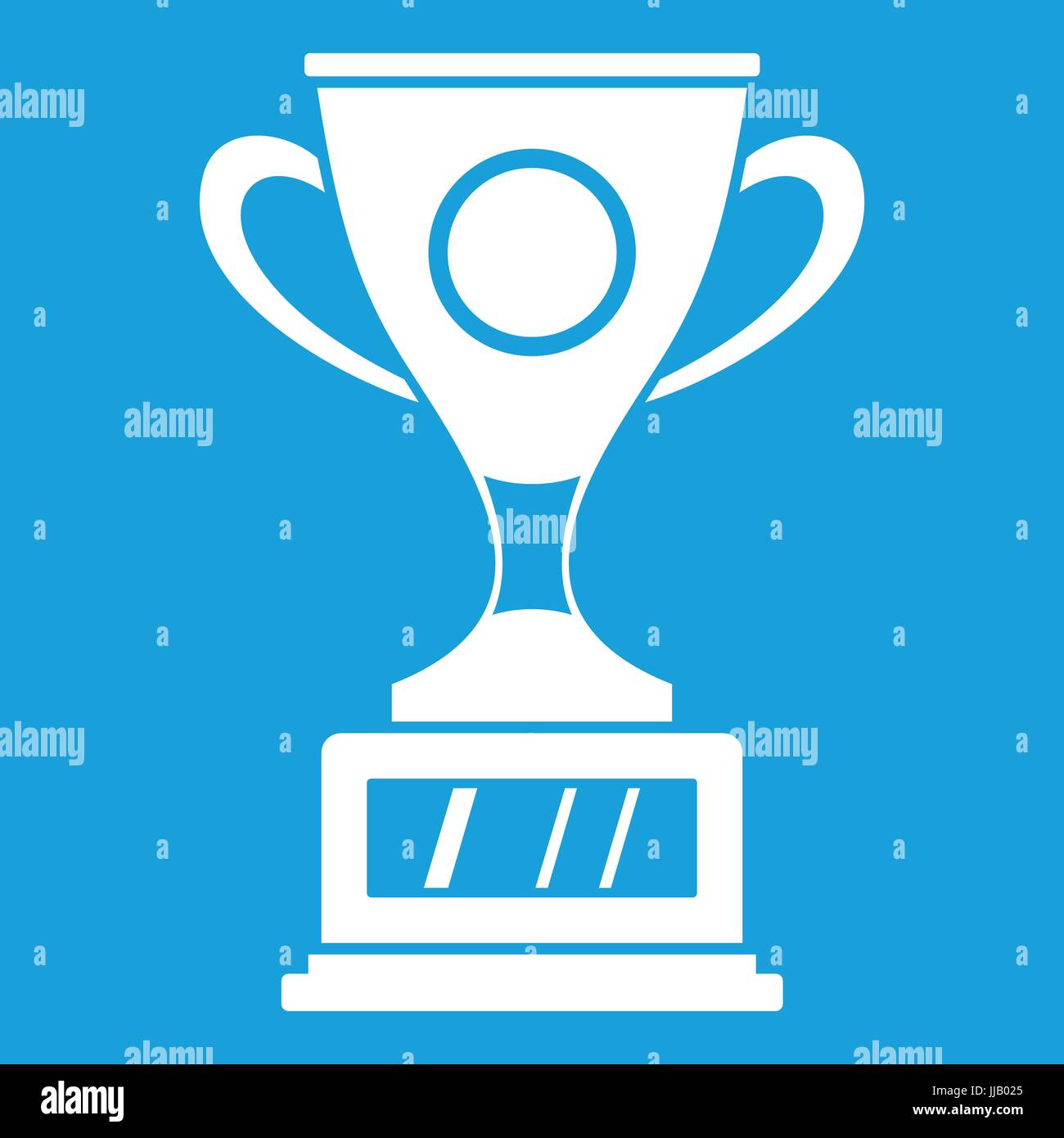 Winner cup icon white Stock Vector Image & Art - Alamy