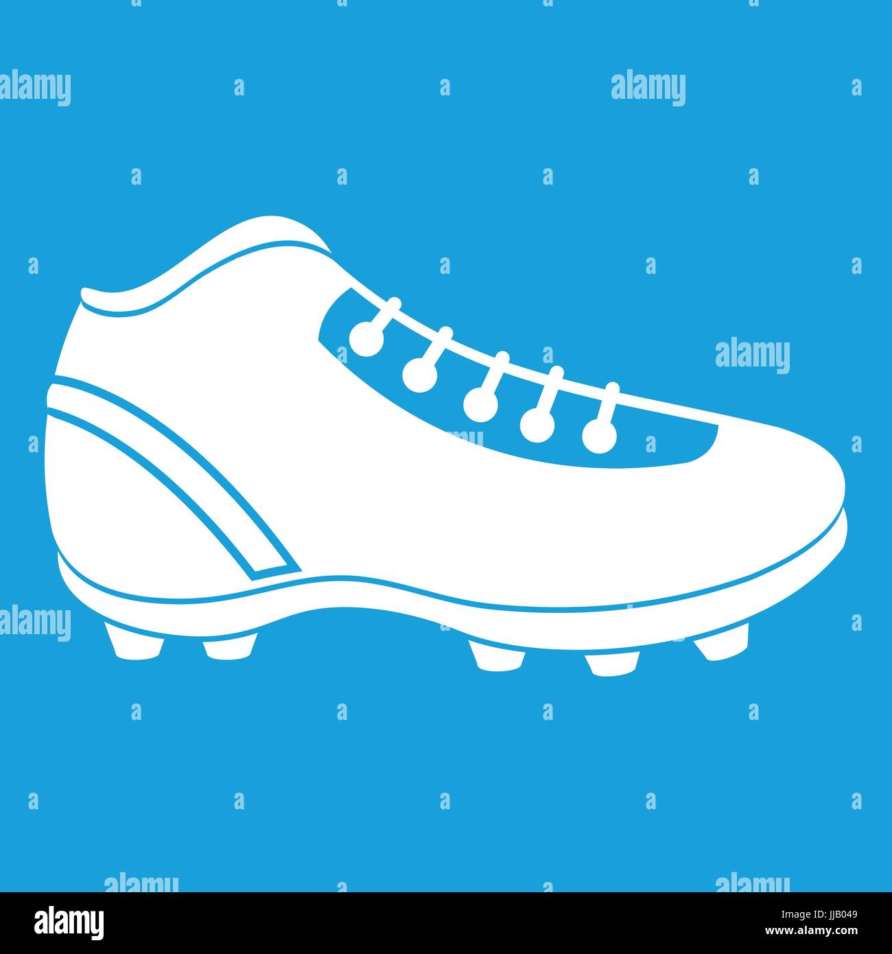 Baseball cleat icon white Stock Vector Image & Art - Alamy
