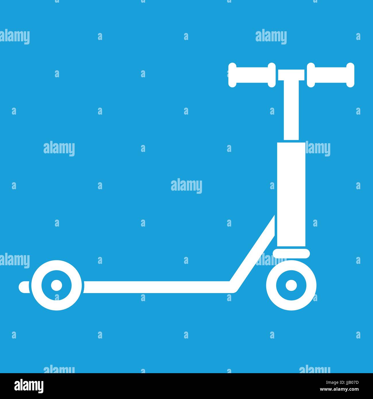 Scooter icon white Stock Vector Image & Art - Alamy