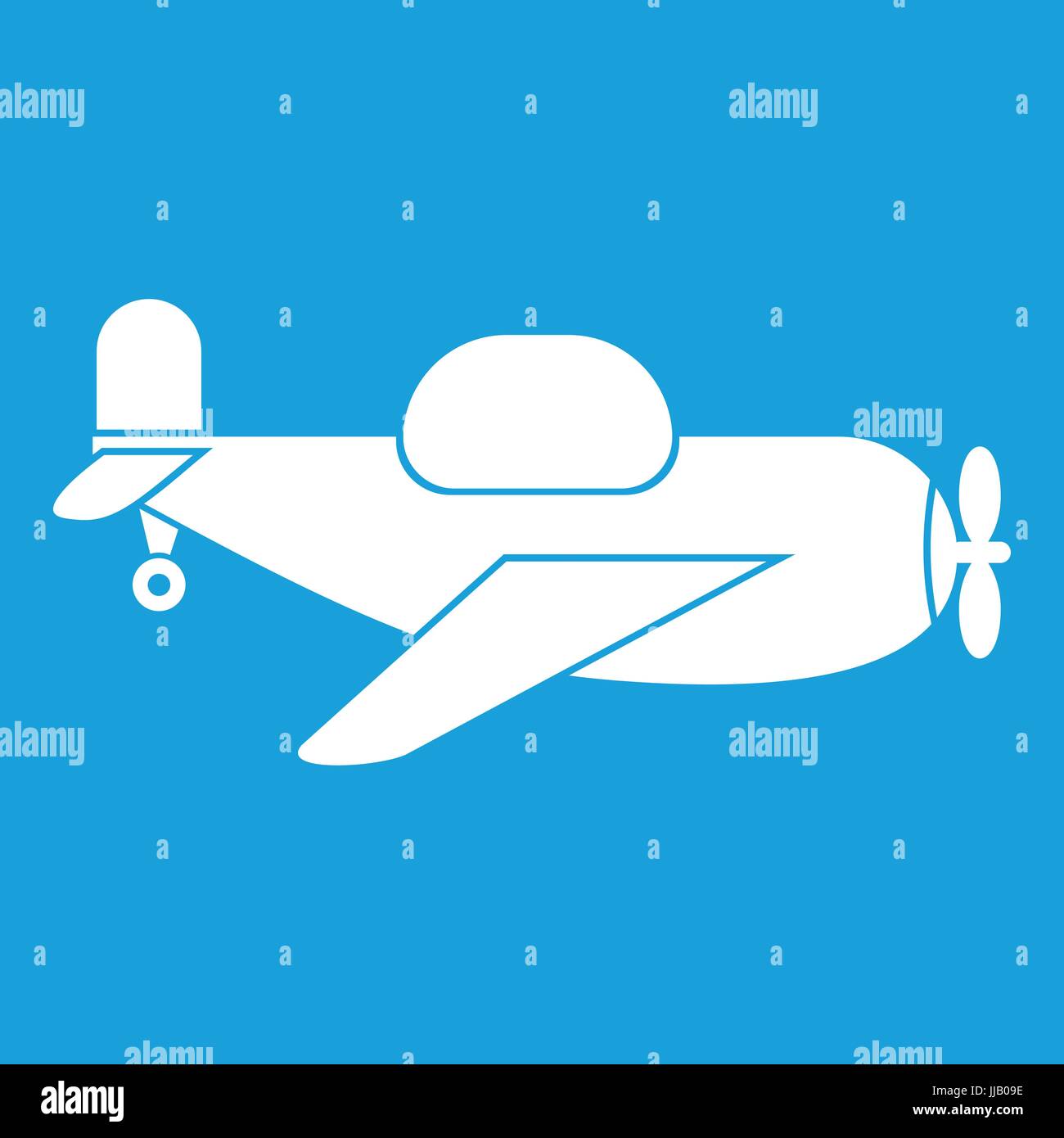 Toy plane icon white Stock Vector Image & Art - Alamy