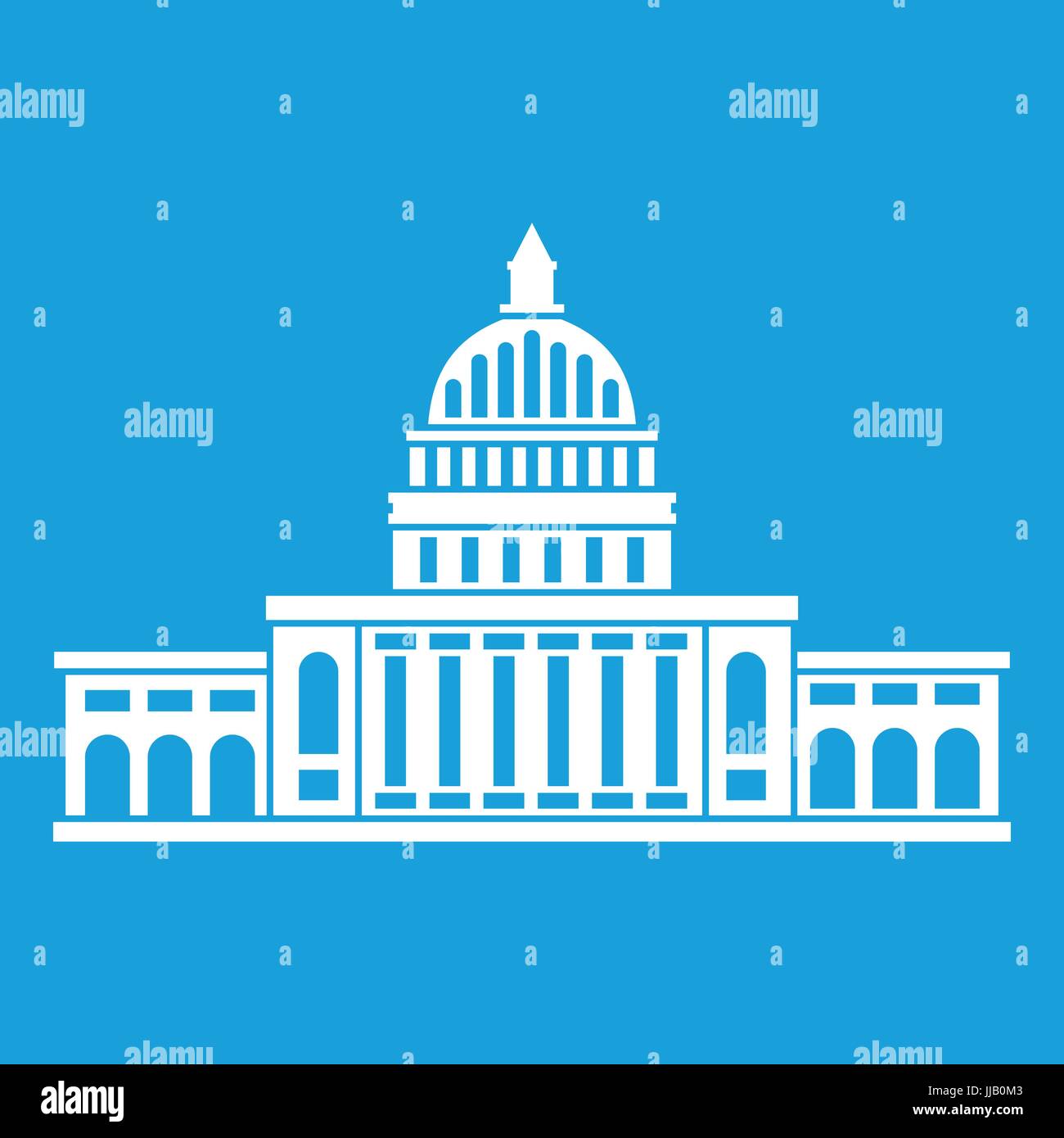 White house icon white Stock Vector Image & Art - Alamy