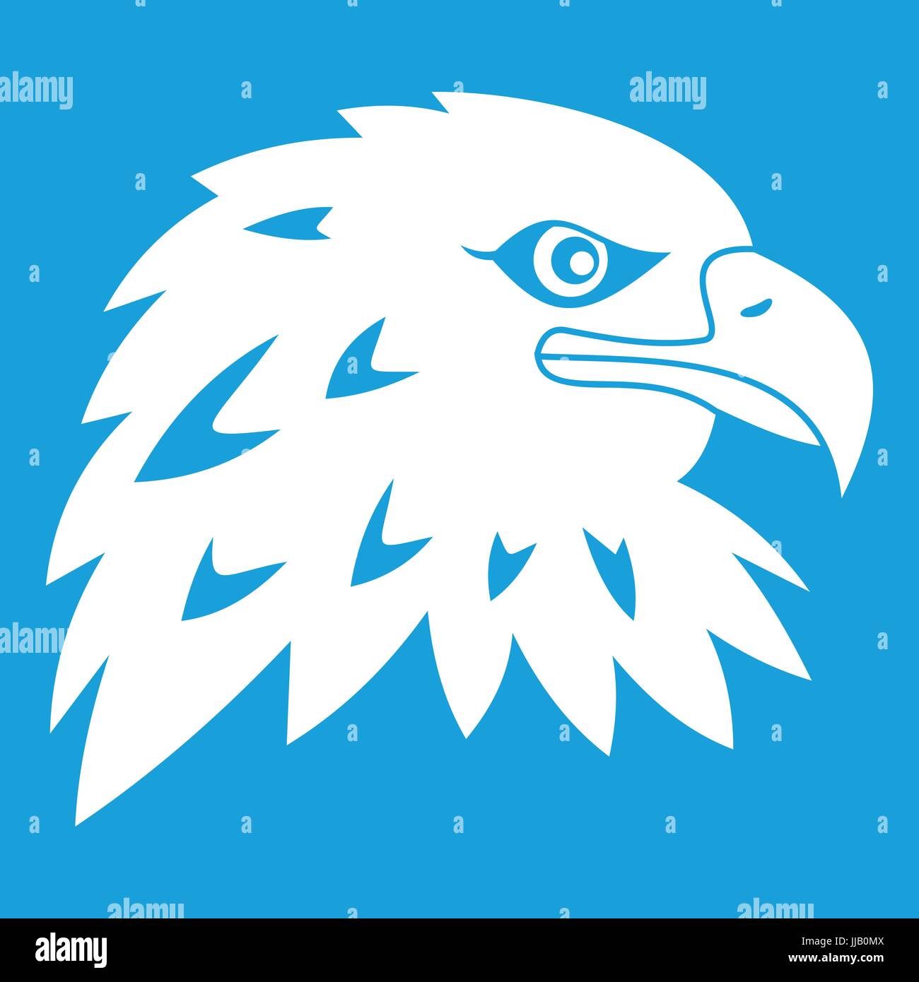 Eagle icon white Stock Vector Image & Art - Alamy