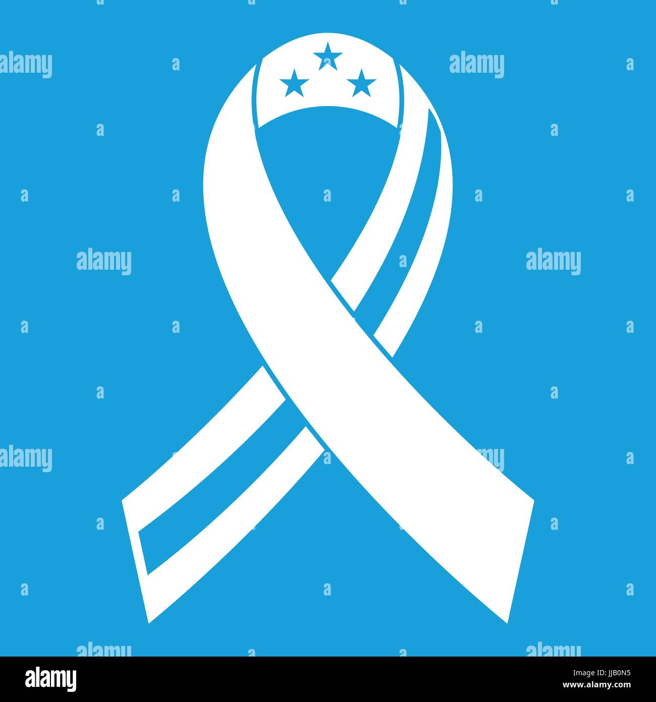 American ribbon icon white Stock Vector Image & Art - Alamy
