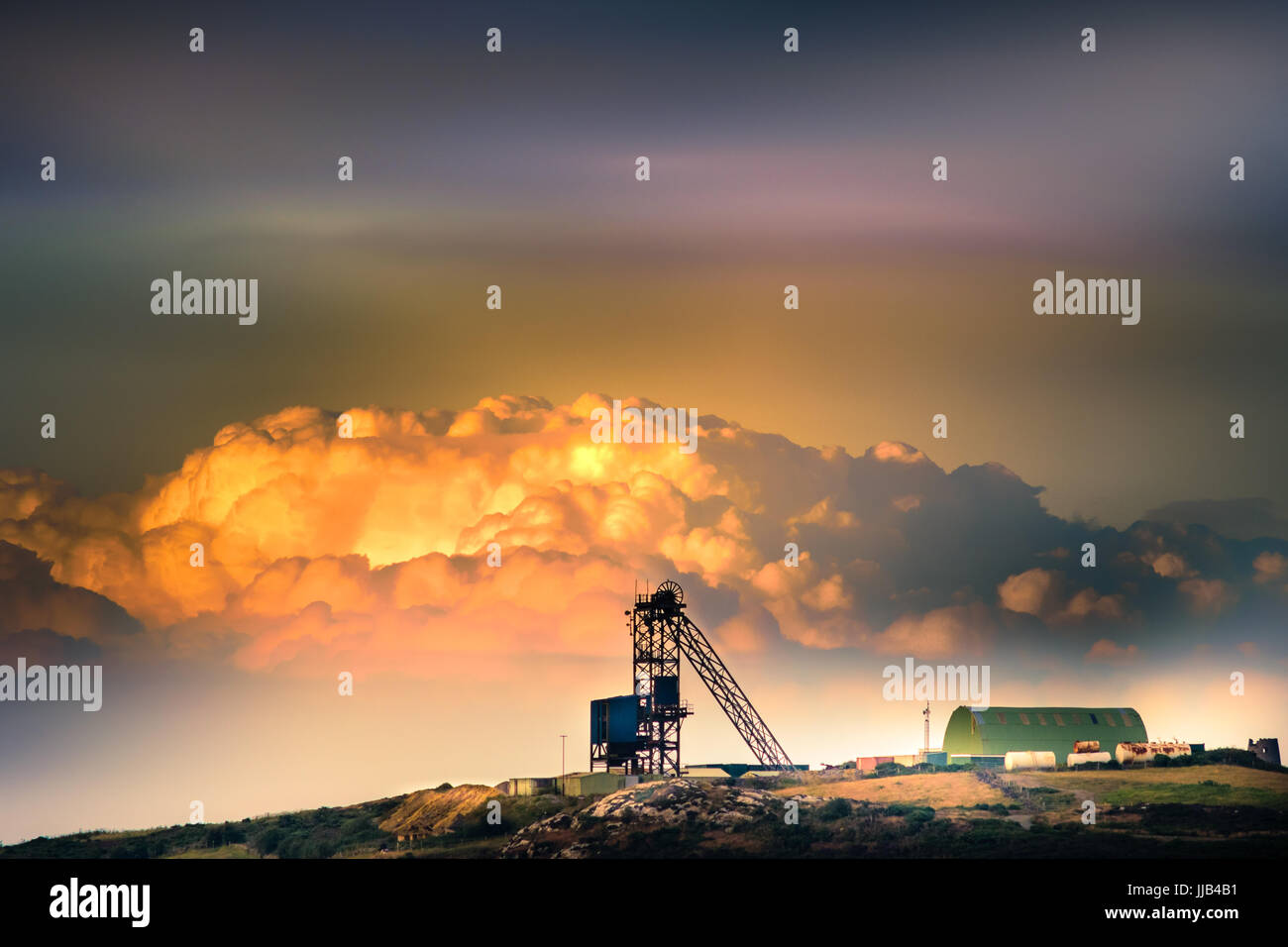 Old Copper Mine on Anglesey Stock Photo - Alamy