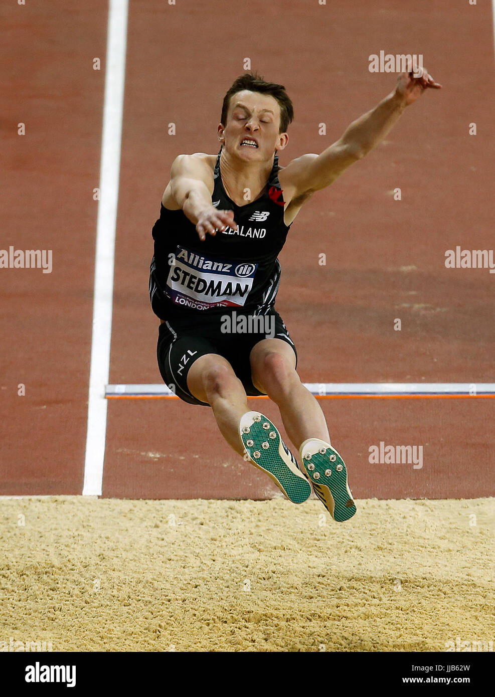 New Zealand's William Stedman competes in the Men's Long Jump T36 Final ...