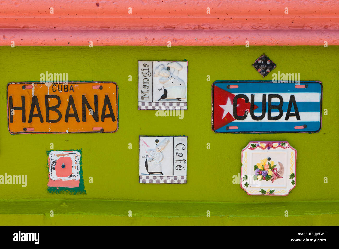 Cuban neighborhood of Little Havana in Miami Florida Stock Photo - Alamy