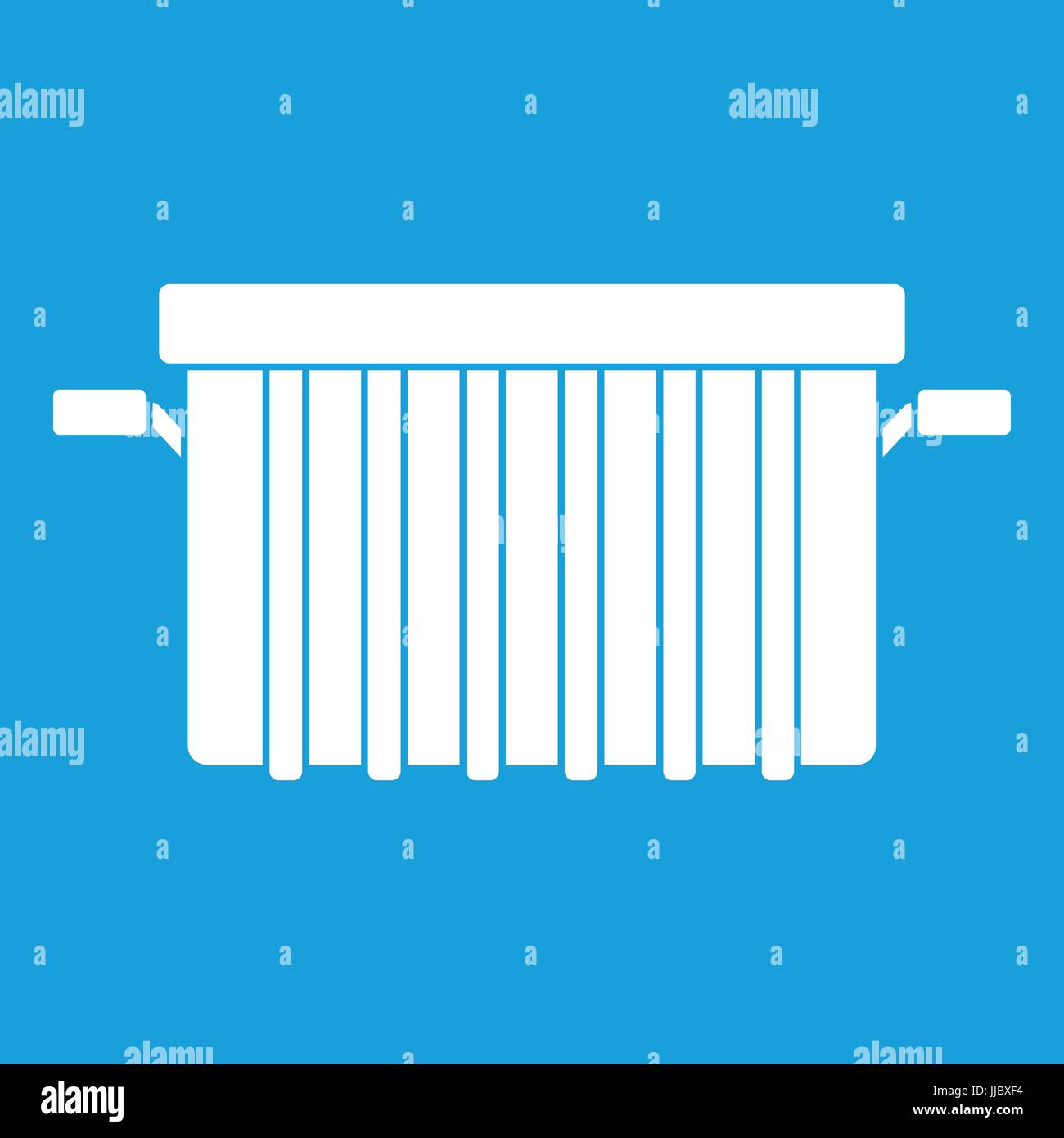 Garbage tank icon white Stock Vector Image & Art - Alamy