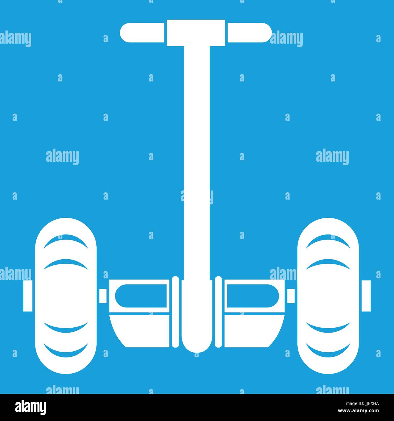 Two wheeled battery powered vehicle icon white Stock Vector Image & Art ...