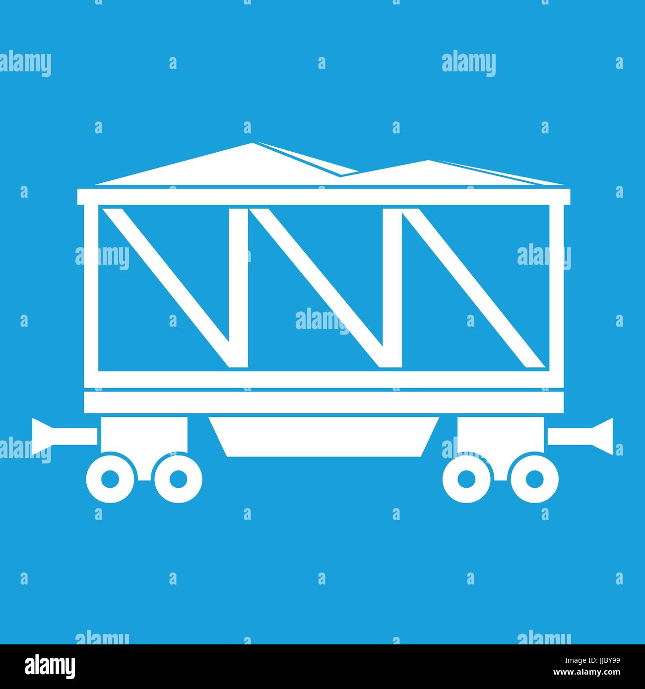 Railway wagon icon white Stock Vector Image & Art - Alamy