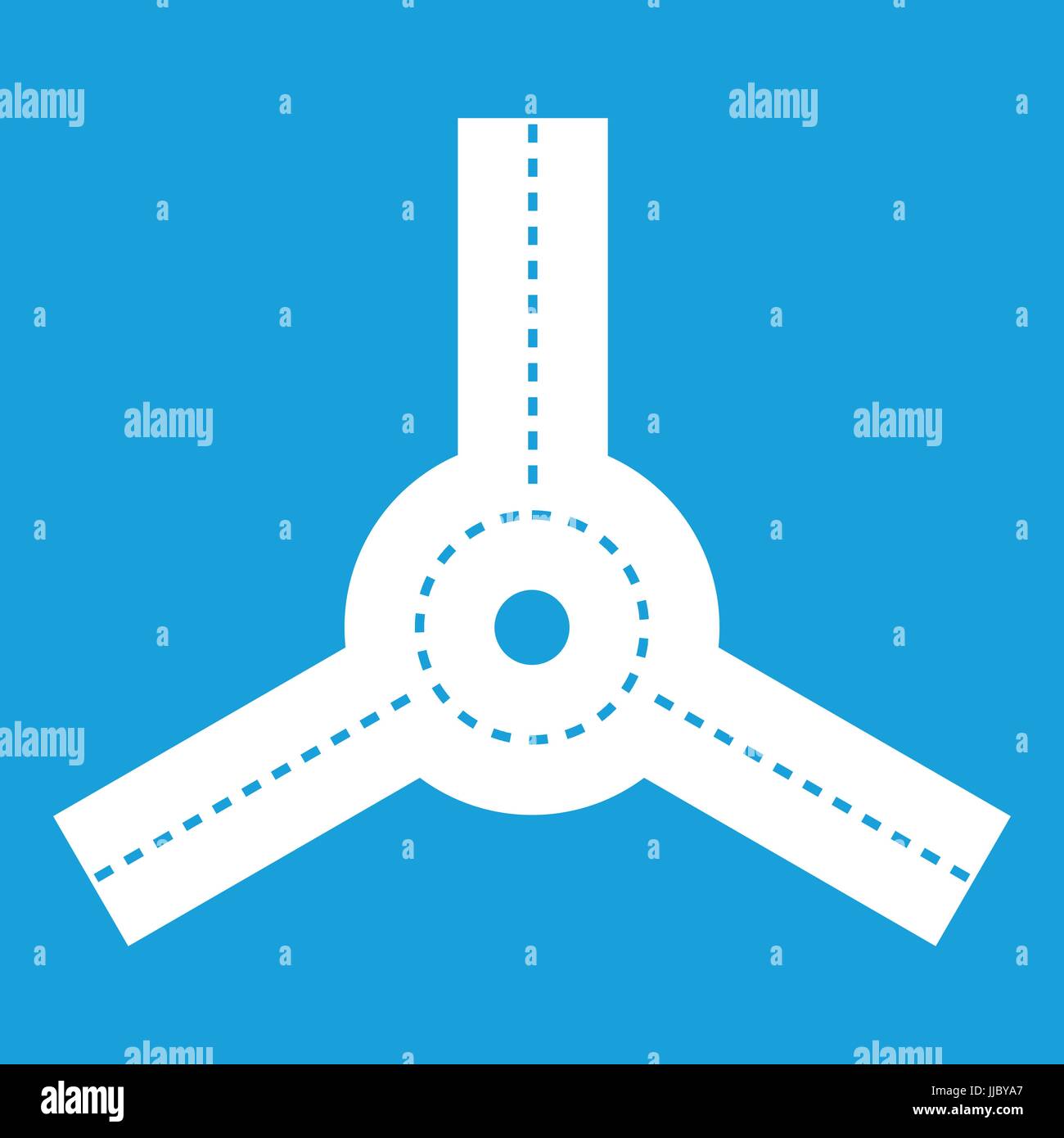 Roundabout icon white Stock Vector Image & Art - Alamy