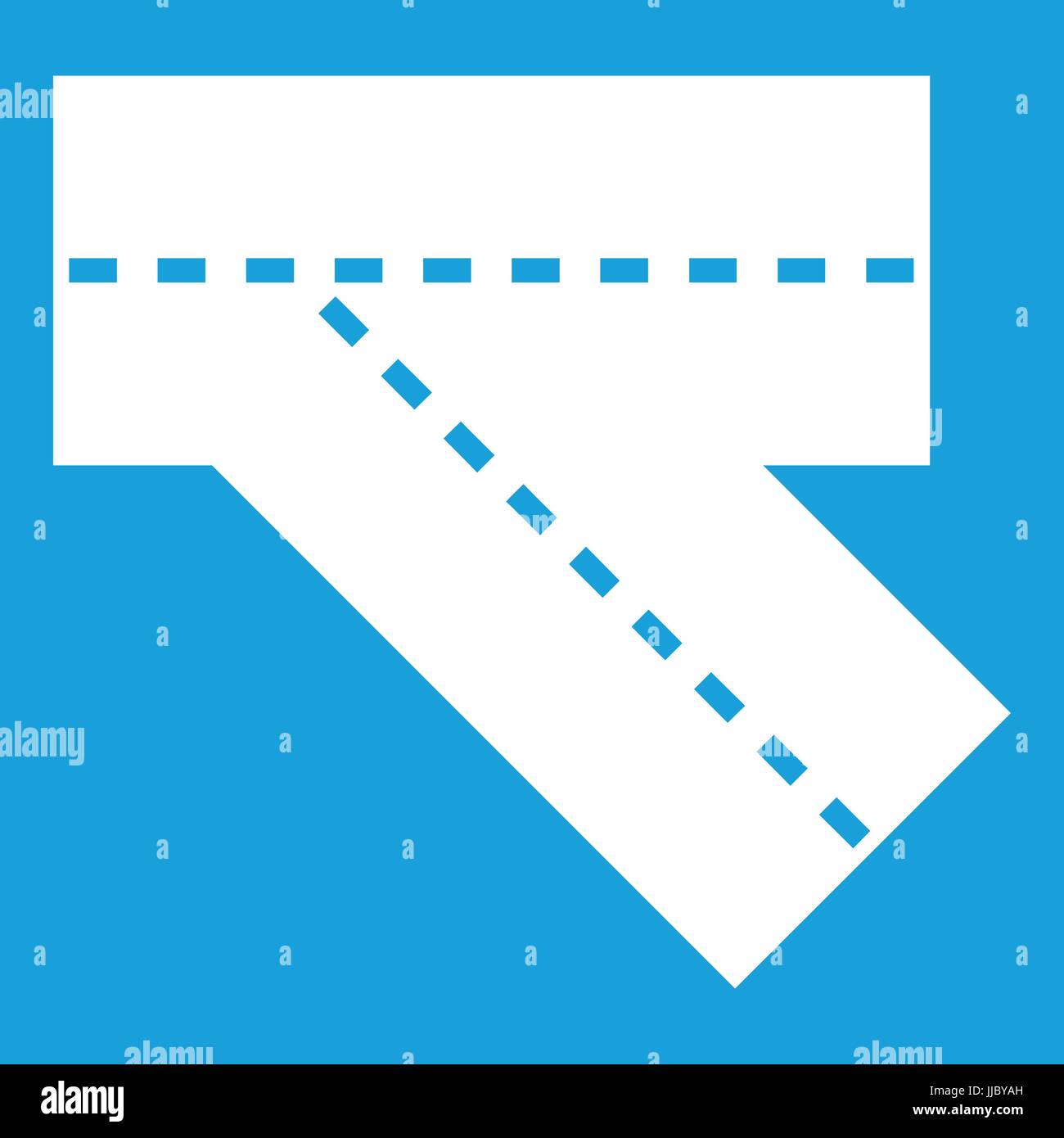 Roadside turning Stock Vector Images - Alamy