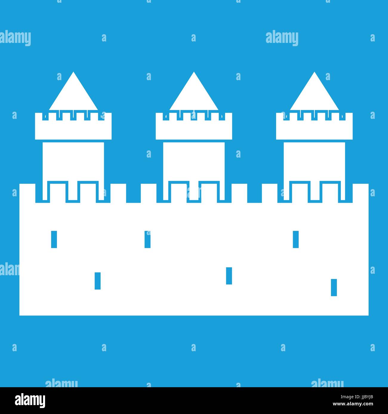 White historic towers on Stock Vector Images - Alamy