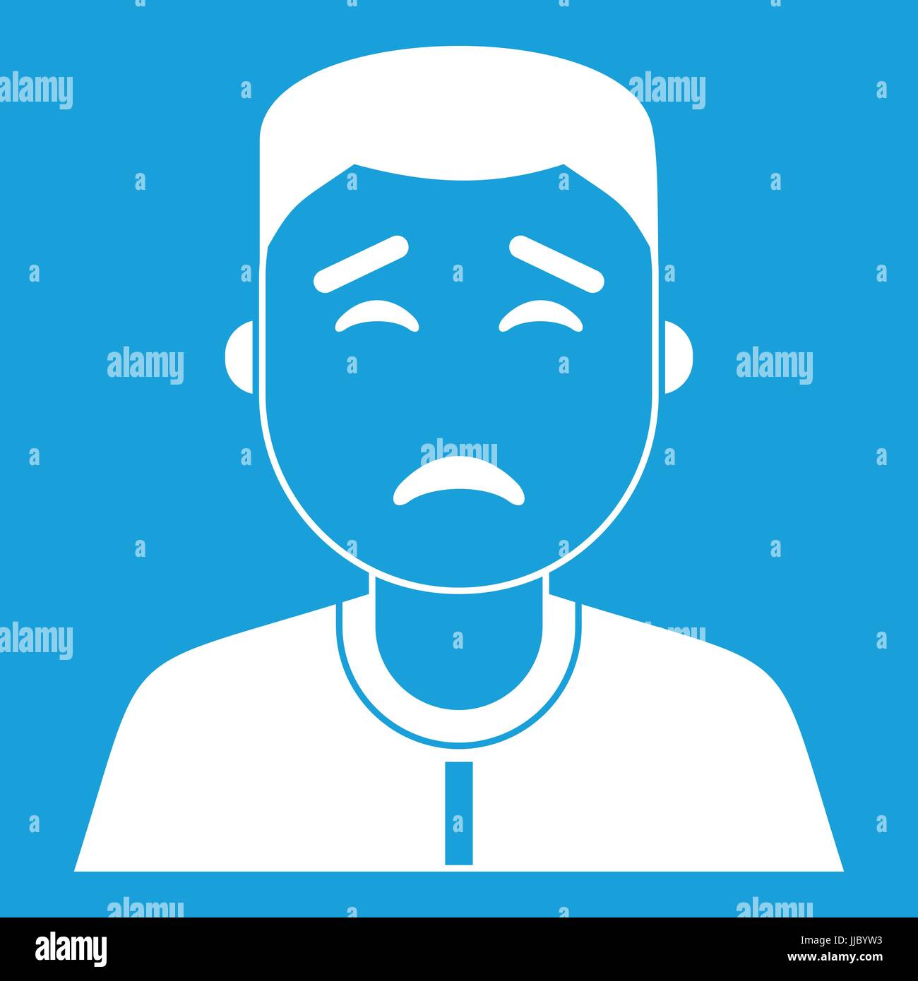 Asian man icon white Stock Vector Image & Art - Alamy