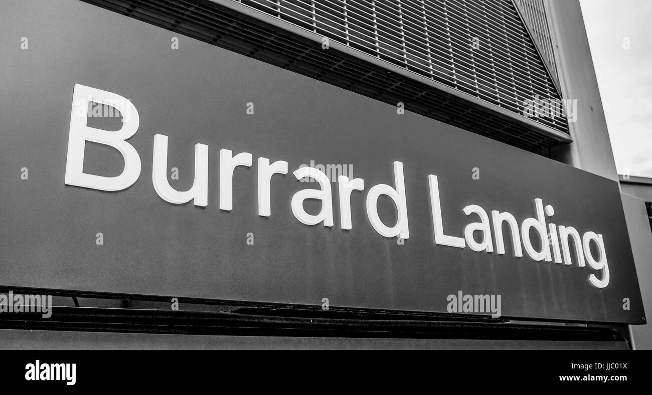Vancouver burrard landing Black and White Stock Photos & Images - Alamy