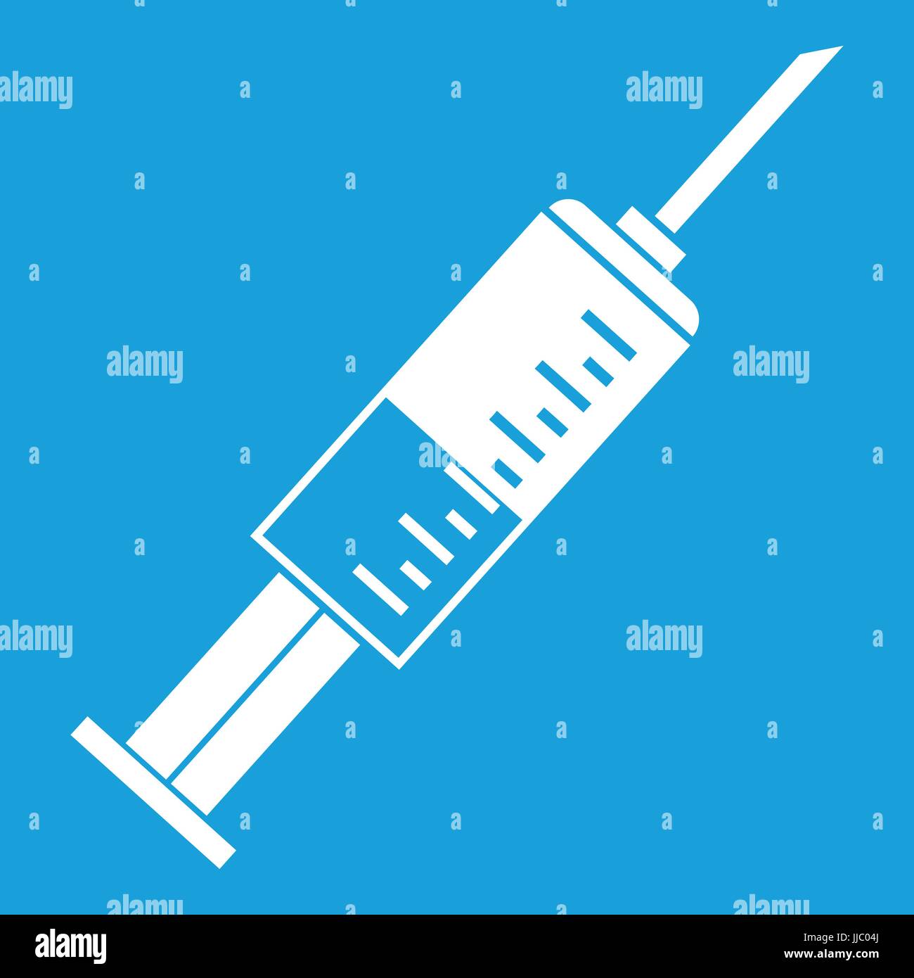 Syringe icon white Stock Vector Image & Art - Alamy