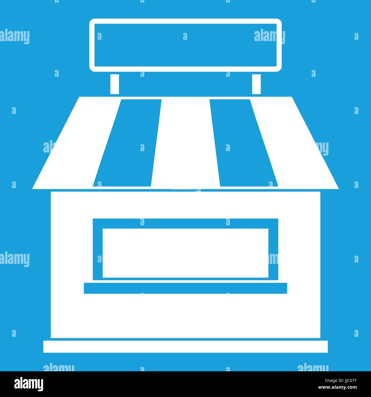 Shop building facade icon white Stock Vector Image & Art - Alamy