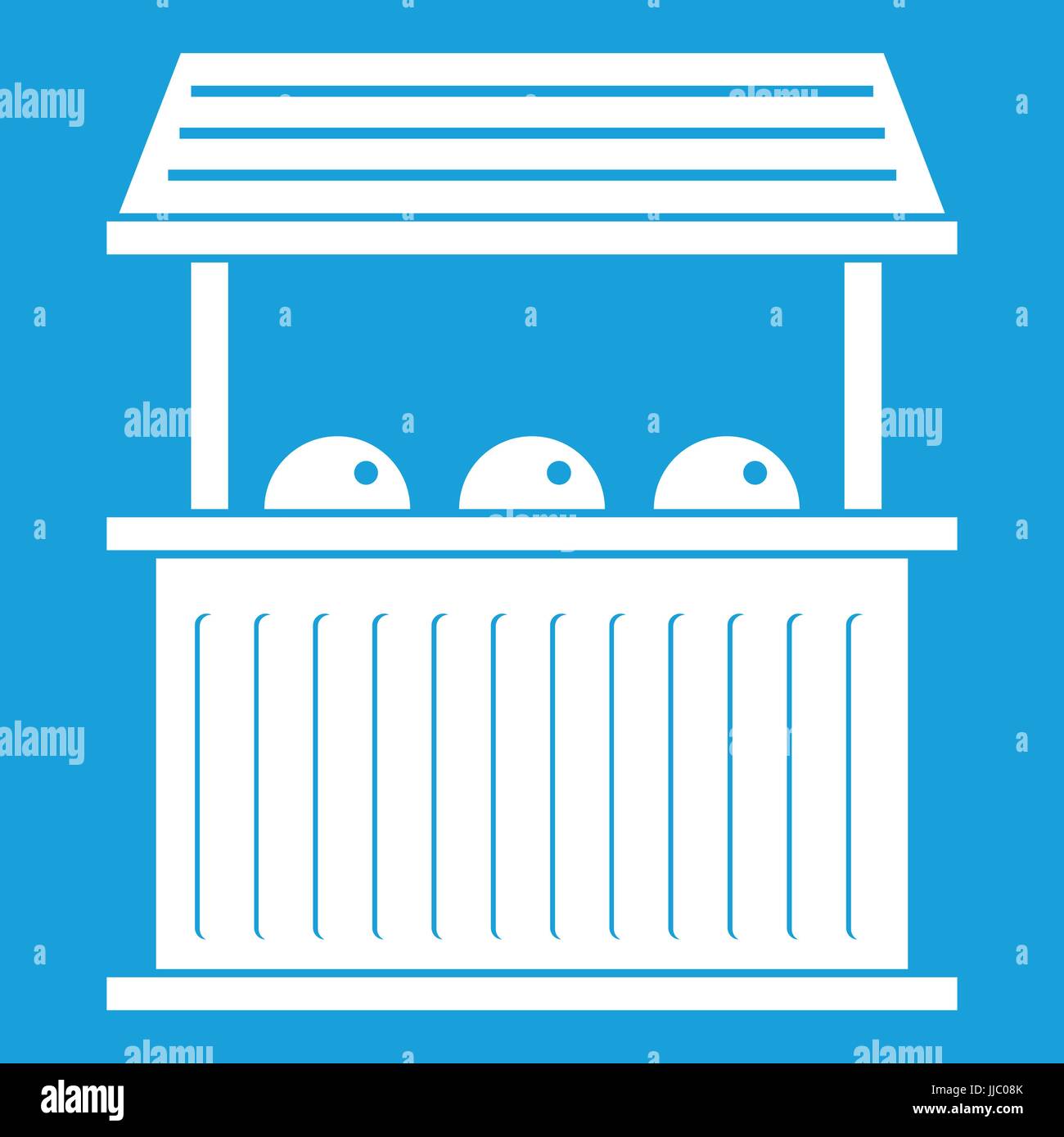 Carnival fair booth icon white Stock Vector Image & Art - Alamy