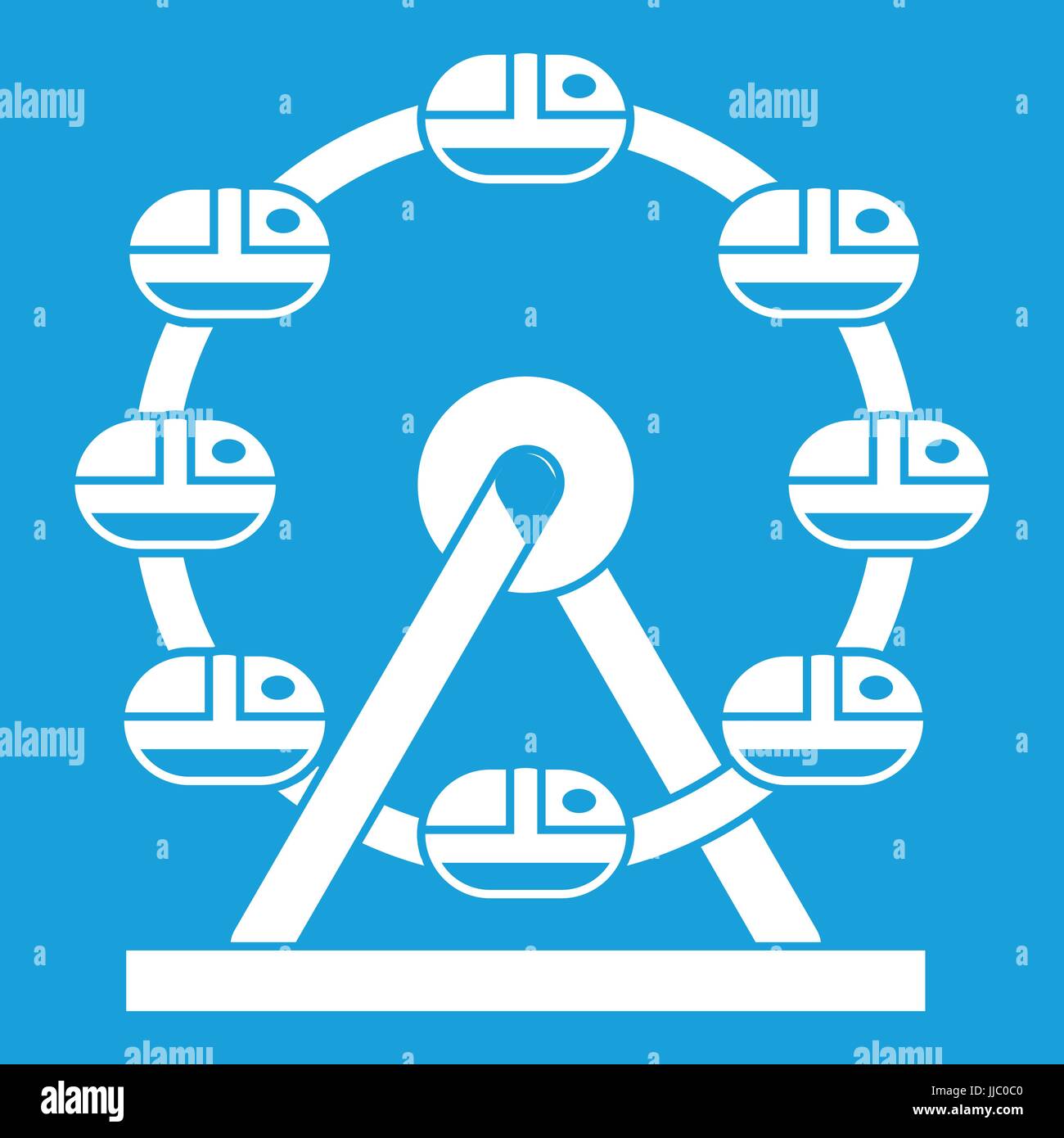 Giant ferris wheel icon white Stock Vector Image & Art - Alamy