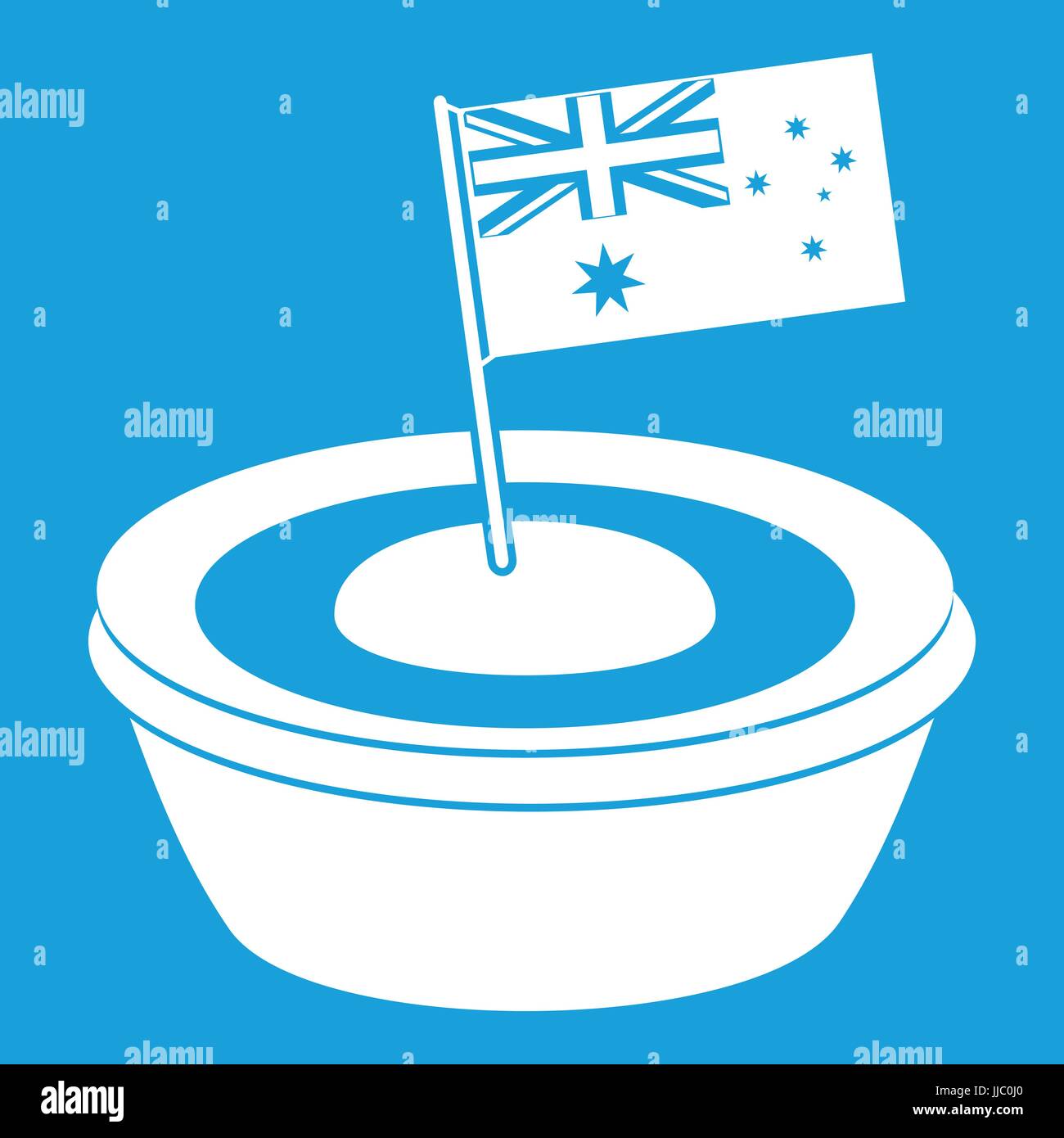 Little flag icon white Stock Vector Image & Art - Alamy