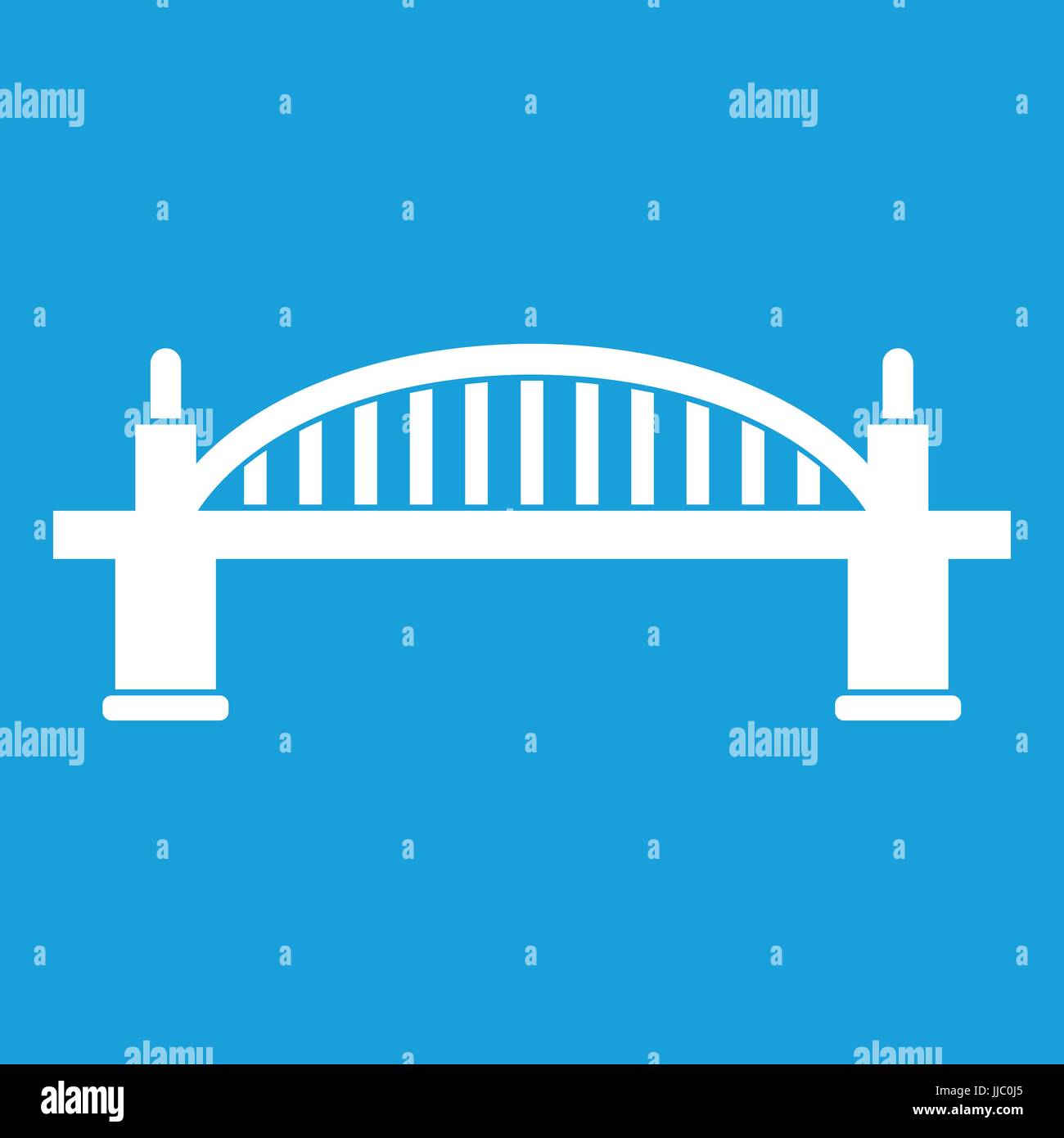 Bridge icon white Stock Vector Image & Art - Alamy