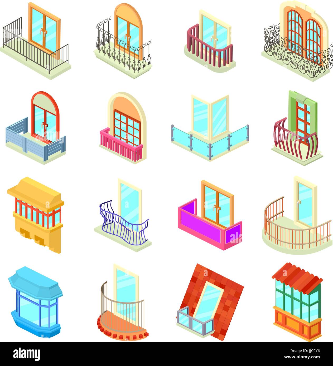 Open balcony view Cut Out Stock Images & Pictures - Alamy