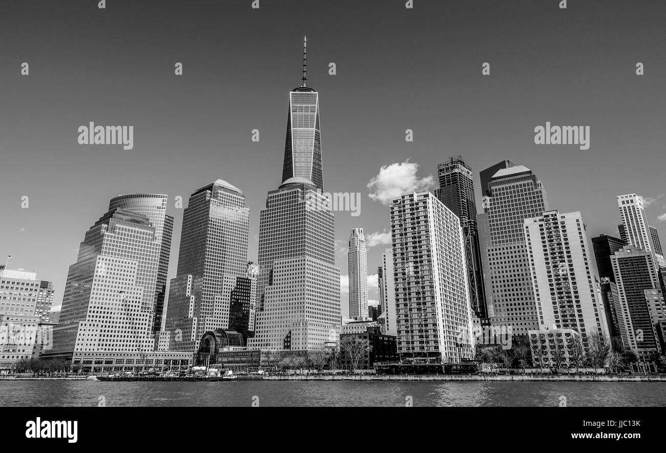 Ny financial district Black and White Stock Photos & Images - Alamy