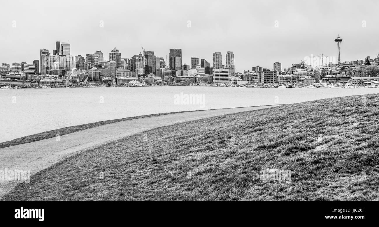 Seattle city united states Black and White Stock Photos & Images - Alamy