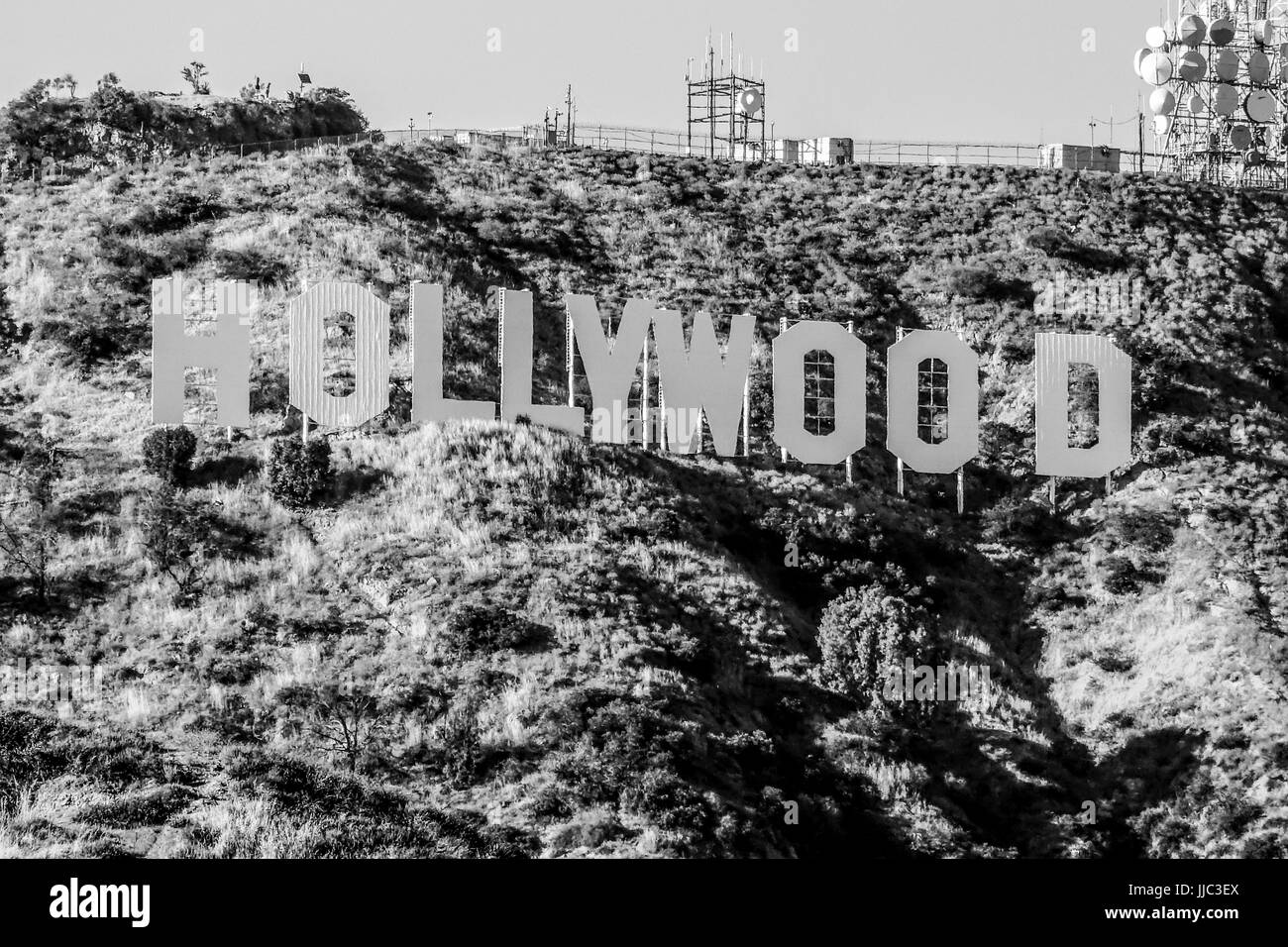 Famous Hollywood sign in Los Angeles - LOS ANGELES - CALIFORNIA - APRIL ...