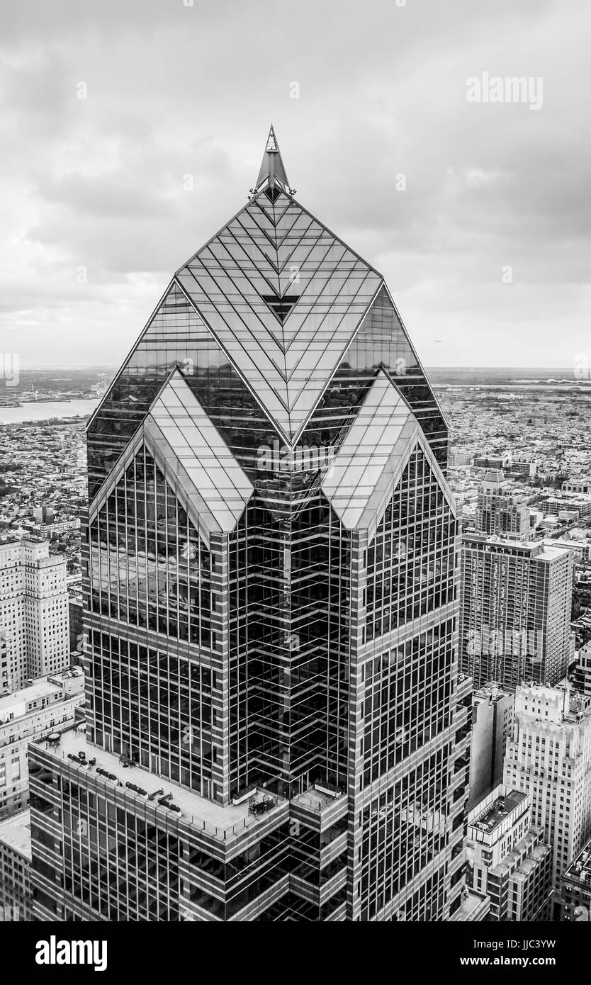 Two Liberty Tower in Philadelphia - aerial view - PHILADELPHIA ...