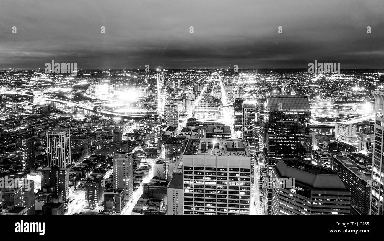 Philly aerial view Black and White Stock Photos & Images - Alamy