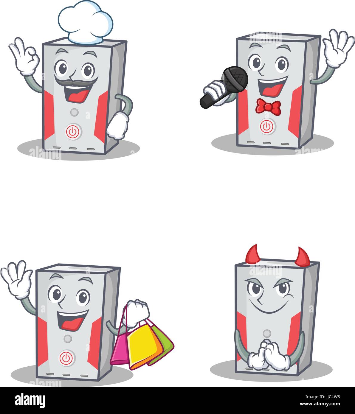 Devil computer Stock Vector Images - Alamy