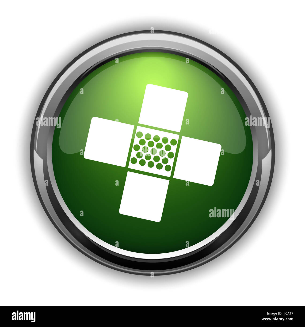 Medical patch icon. Medical patch website button on white background ...