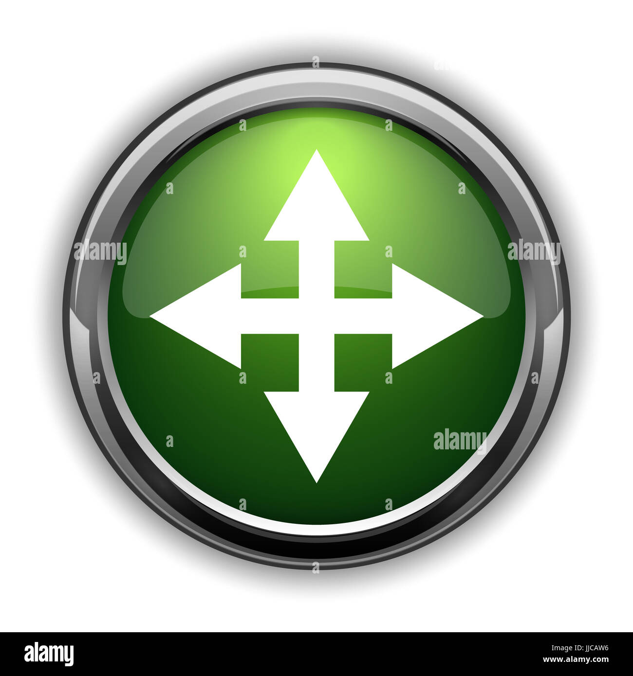 Full screen icon. Full screen website button on white background Stock ...