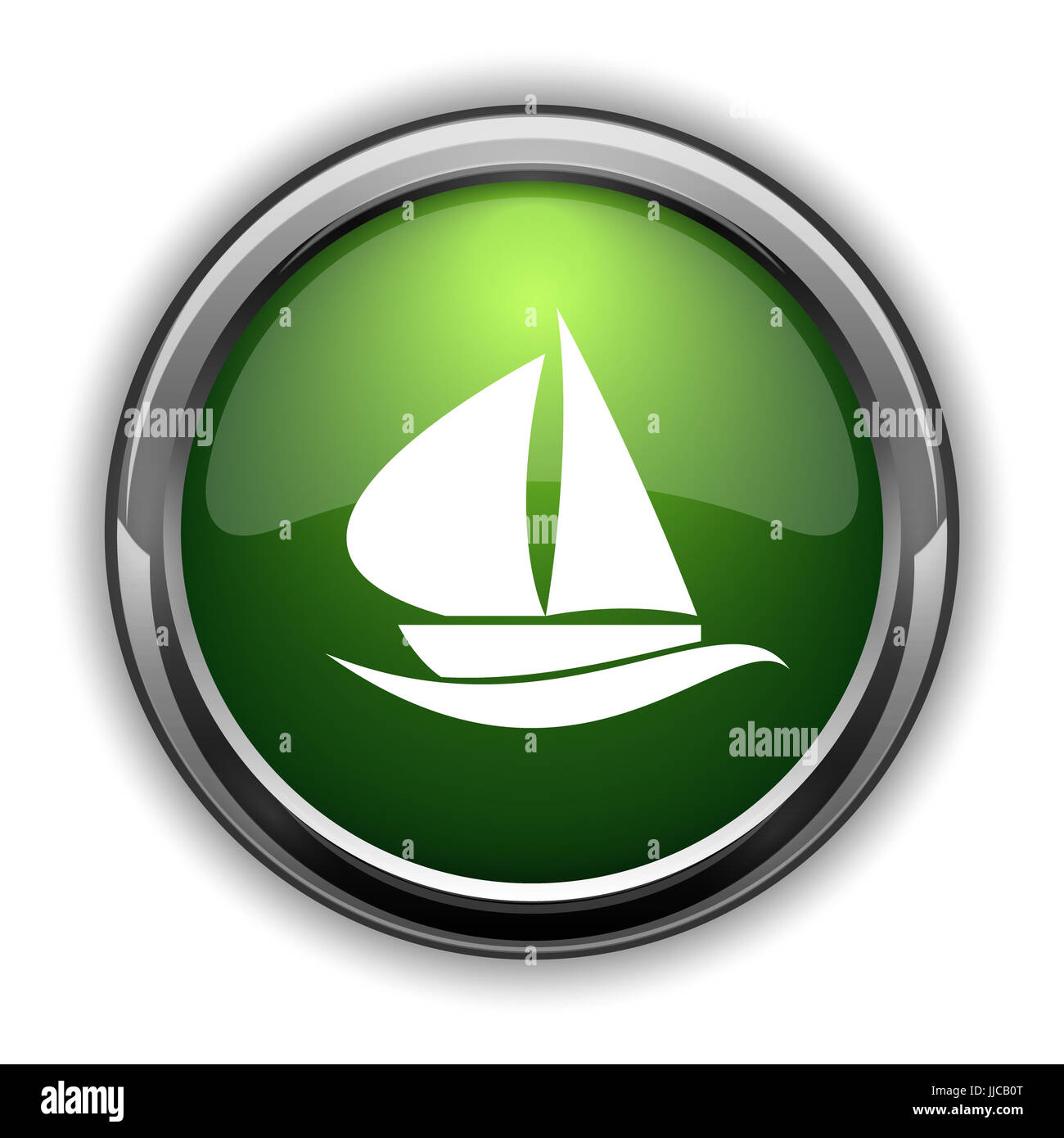 Sailboat race on the water Cut Out Stock Images & Pictures - Alamy