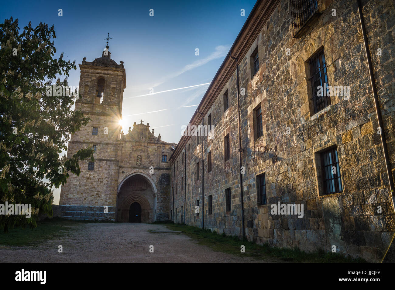 Monasterio de Santa Maria de Irache, vineyard Bodegas Irache, Navarra, Spain, Camino de Santiago ...