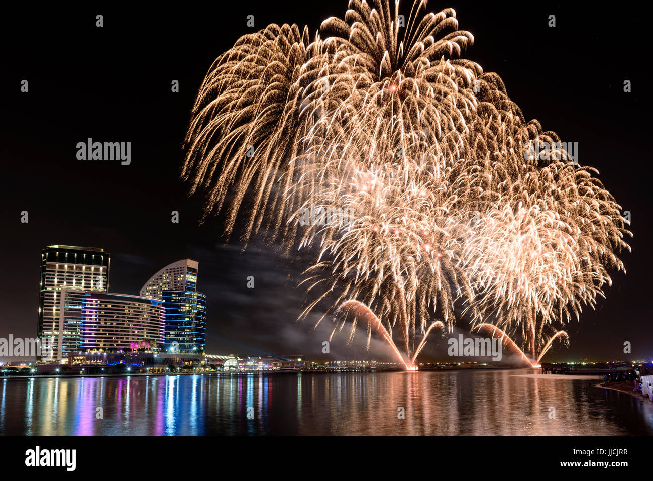 Dubai expo fireworks hi-res stock photography and images - Alamy
