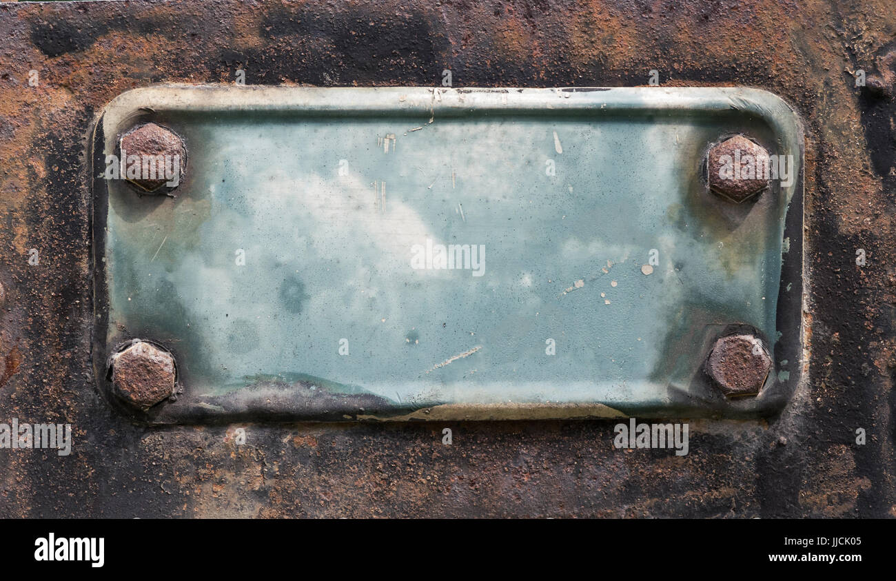 Metal Plate With Bolts