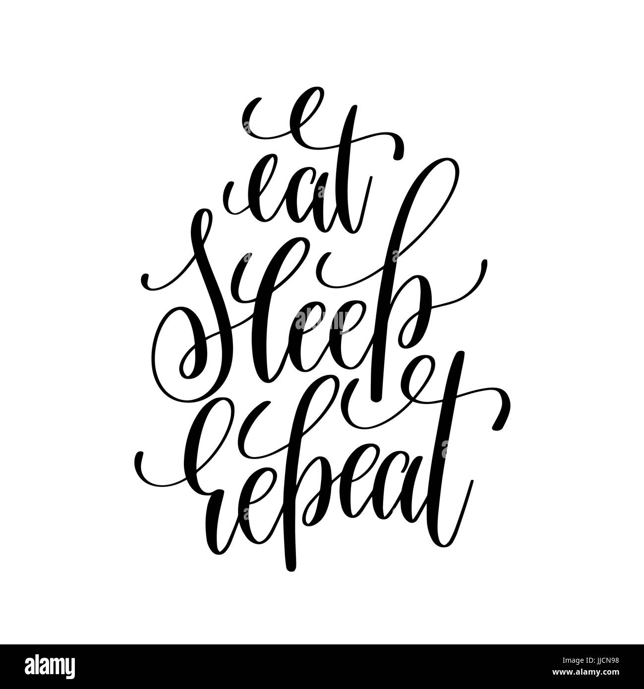 Eat sleep repeat hi-res stock photography and images - Alamy