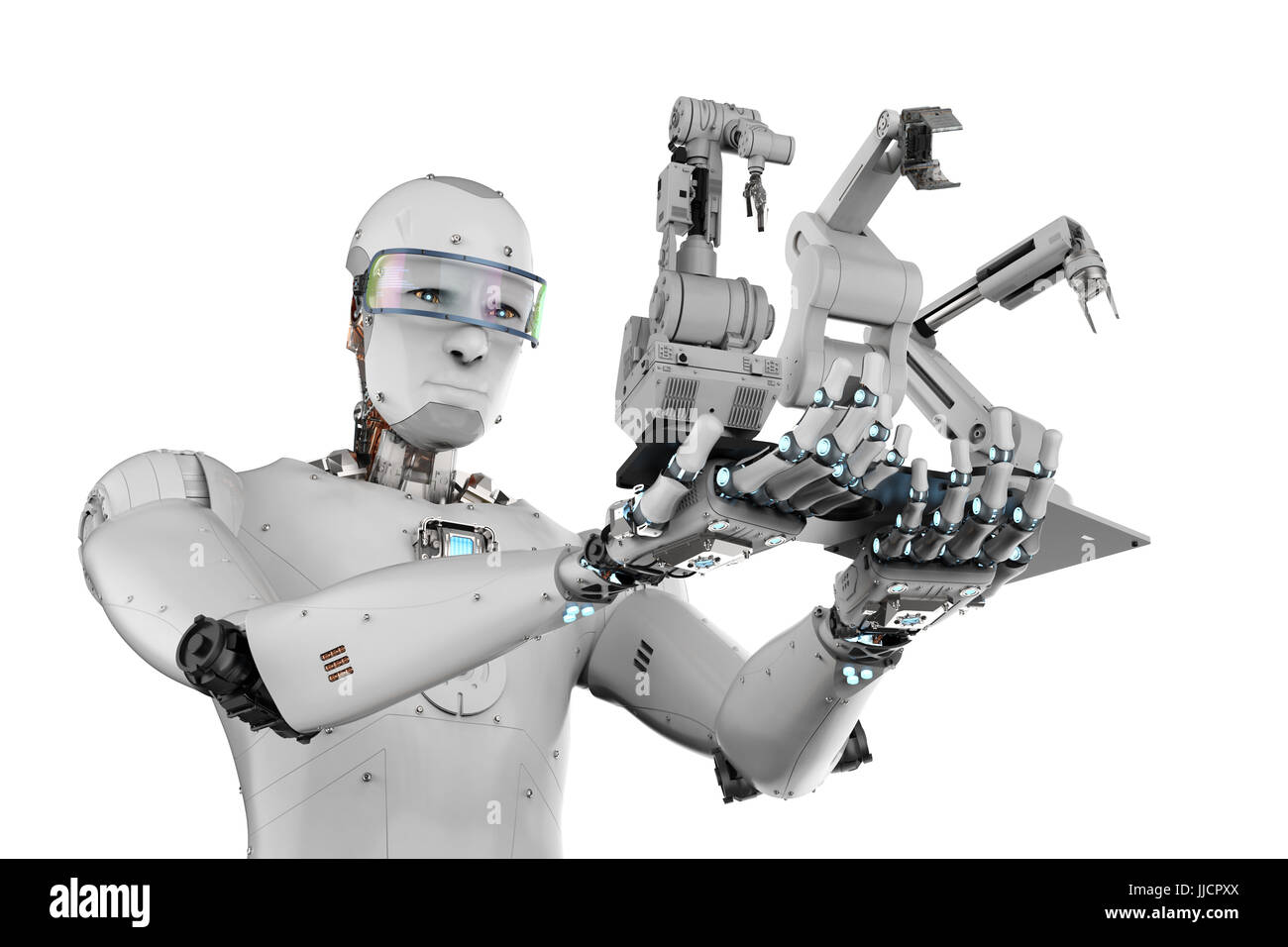 Industrial robot arms Cut Out Stock Images & Pictures - Alamy