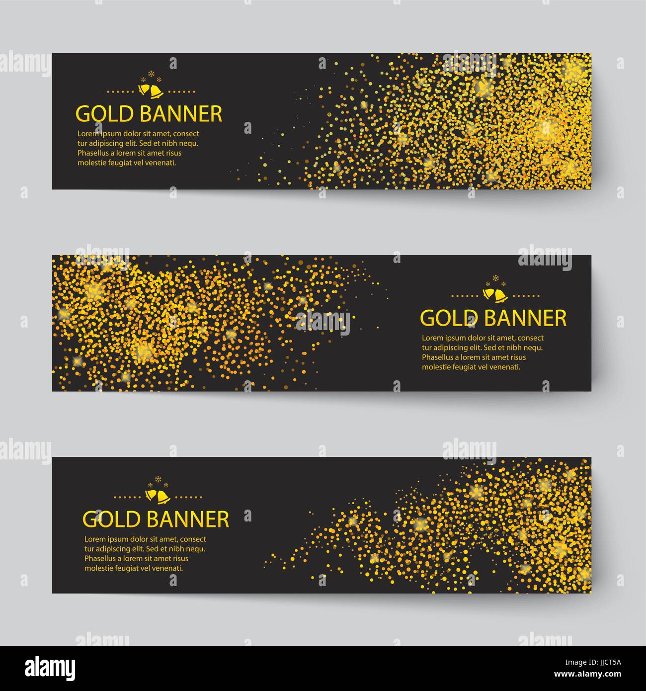 vector gold banner background Stock Vector Image & Art - Alamy