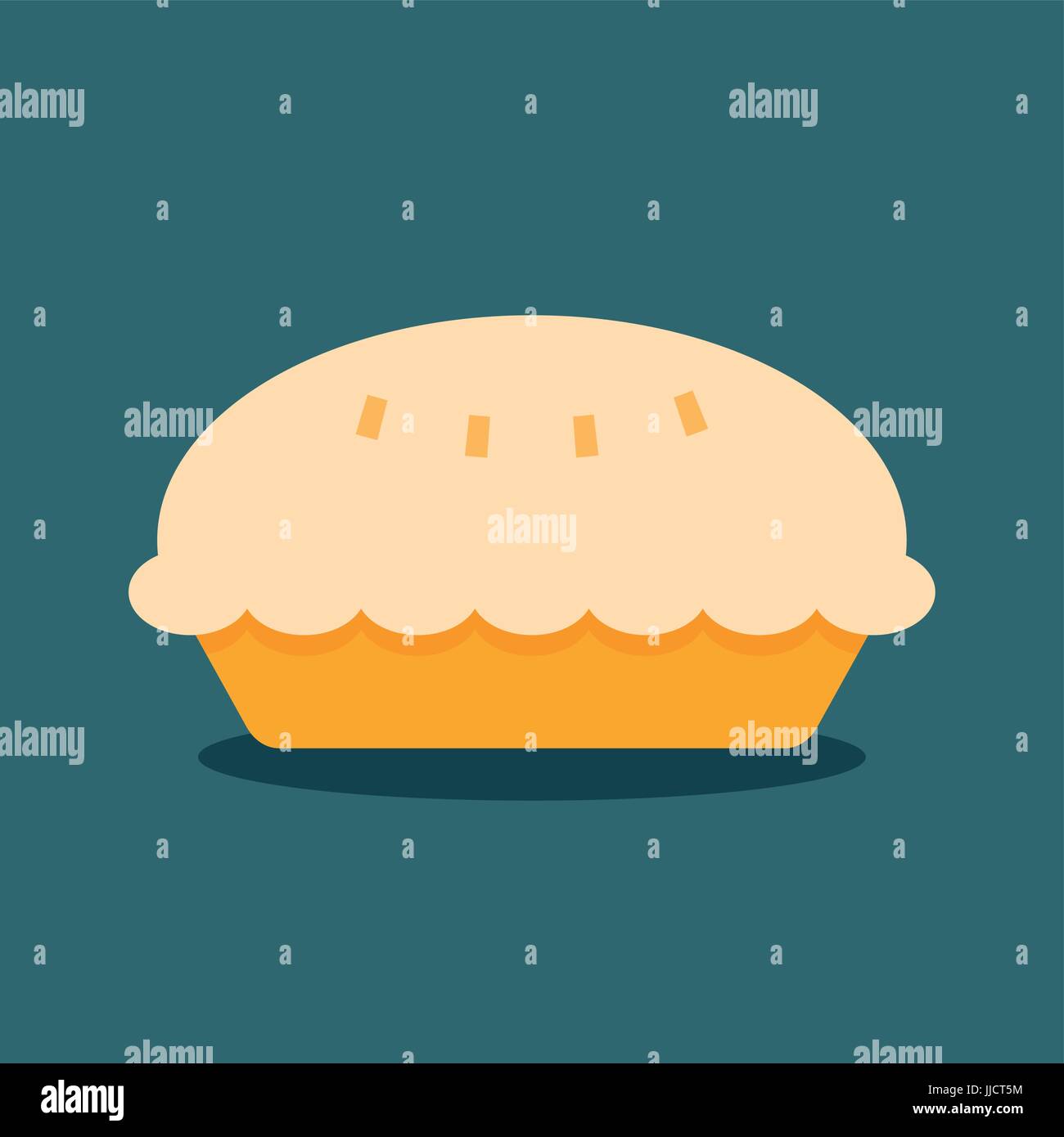 pie vector icon flat design Stock Vector Image & Art - Alamy