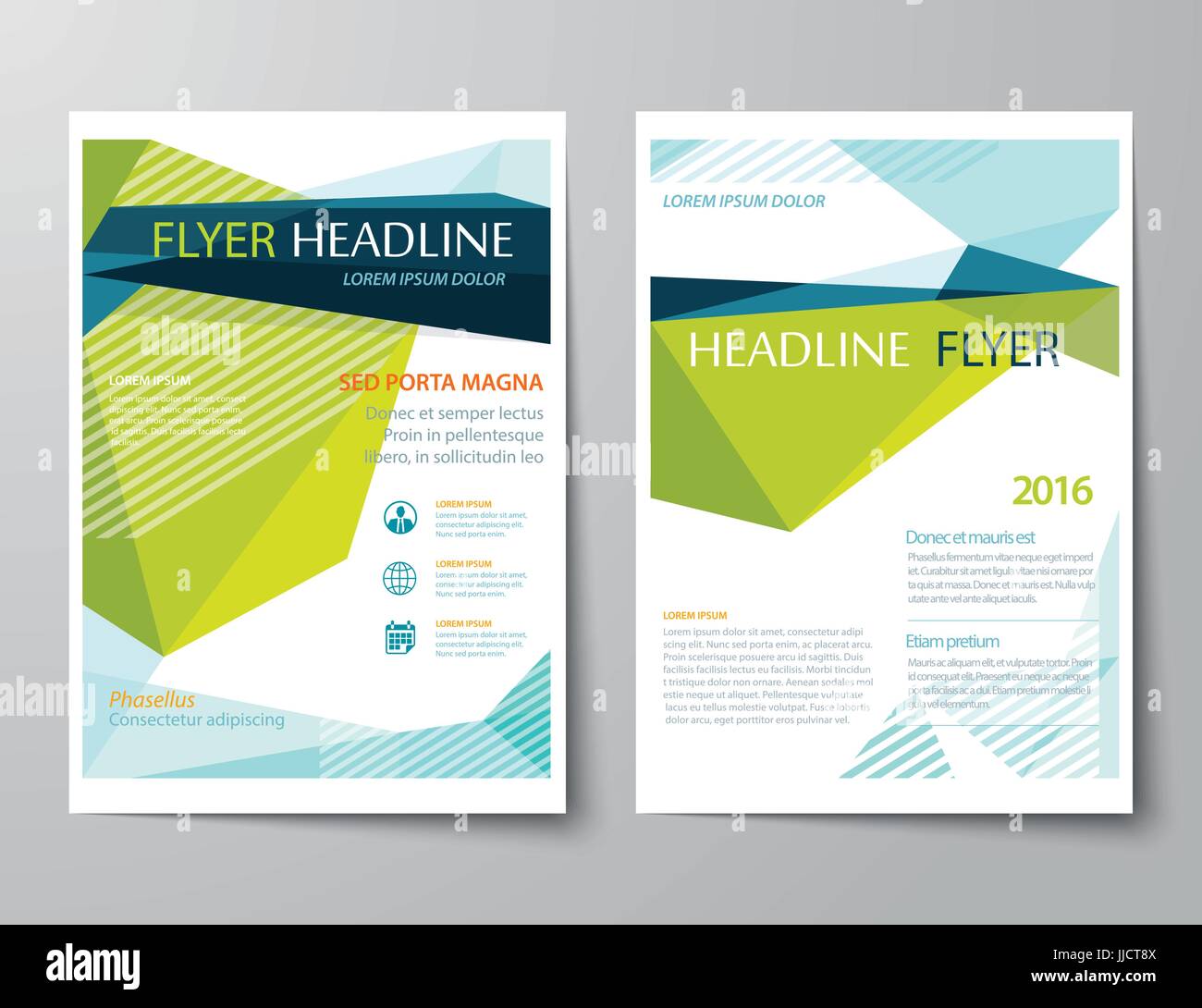 vector abstract low polygon templates for flyer brochure flat design ...