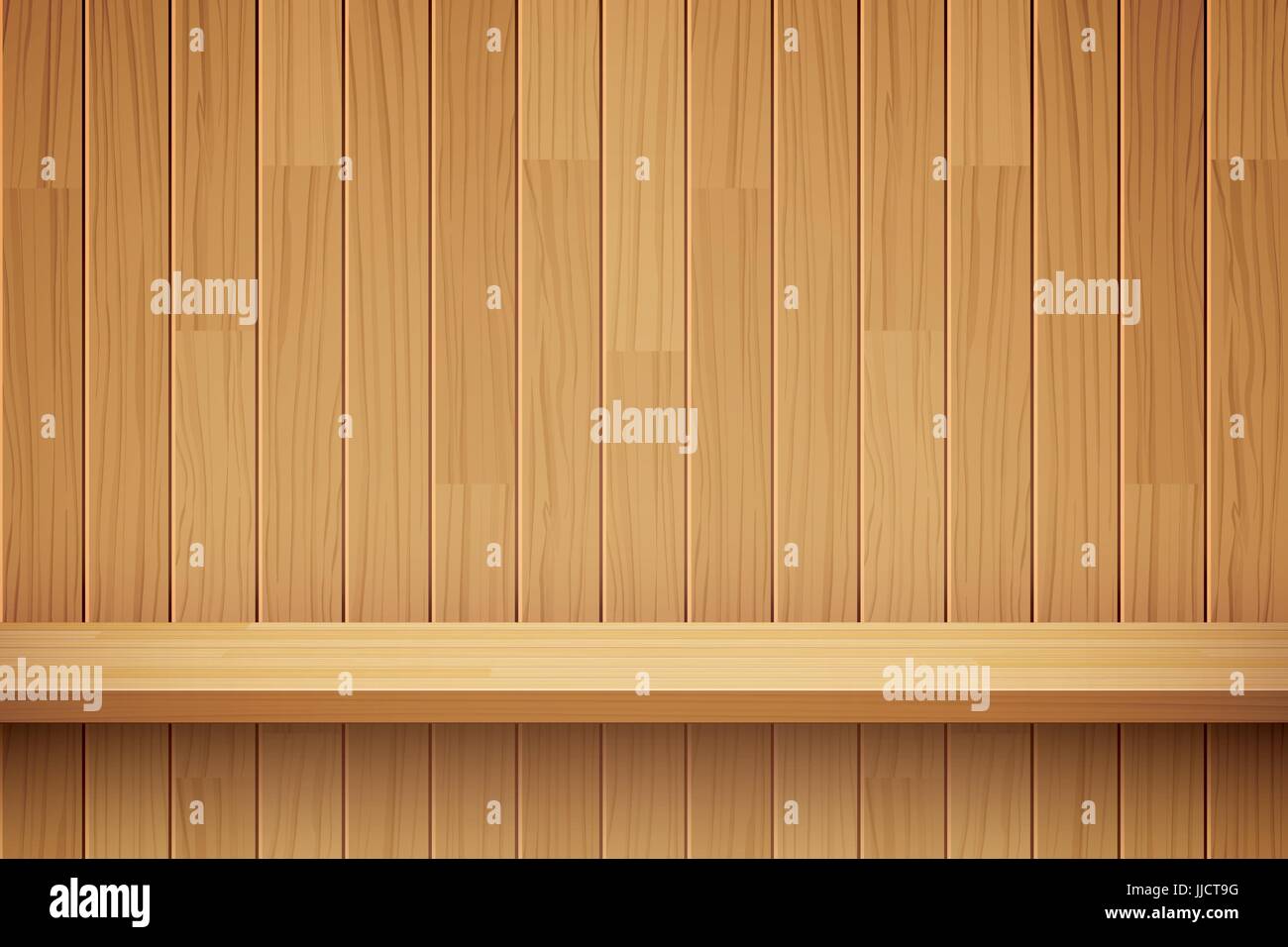 vector empty wooden shelf background Stock Vector Image & Art - Alamy