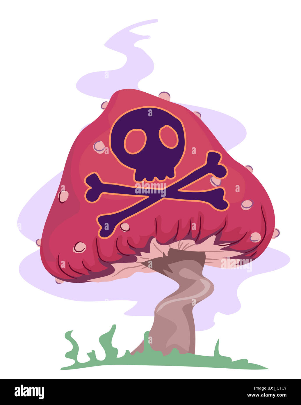 The poisonous mushroom cartoon hi-res stock photography and images - Alamy