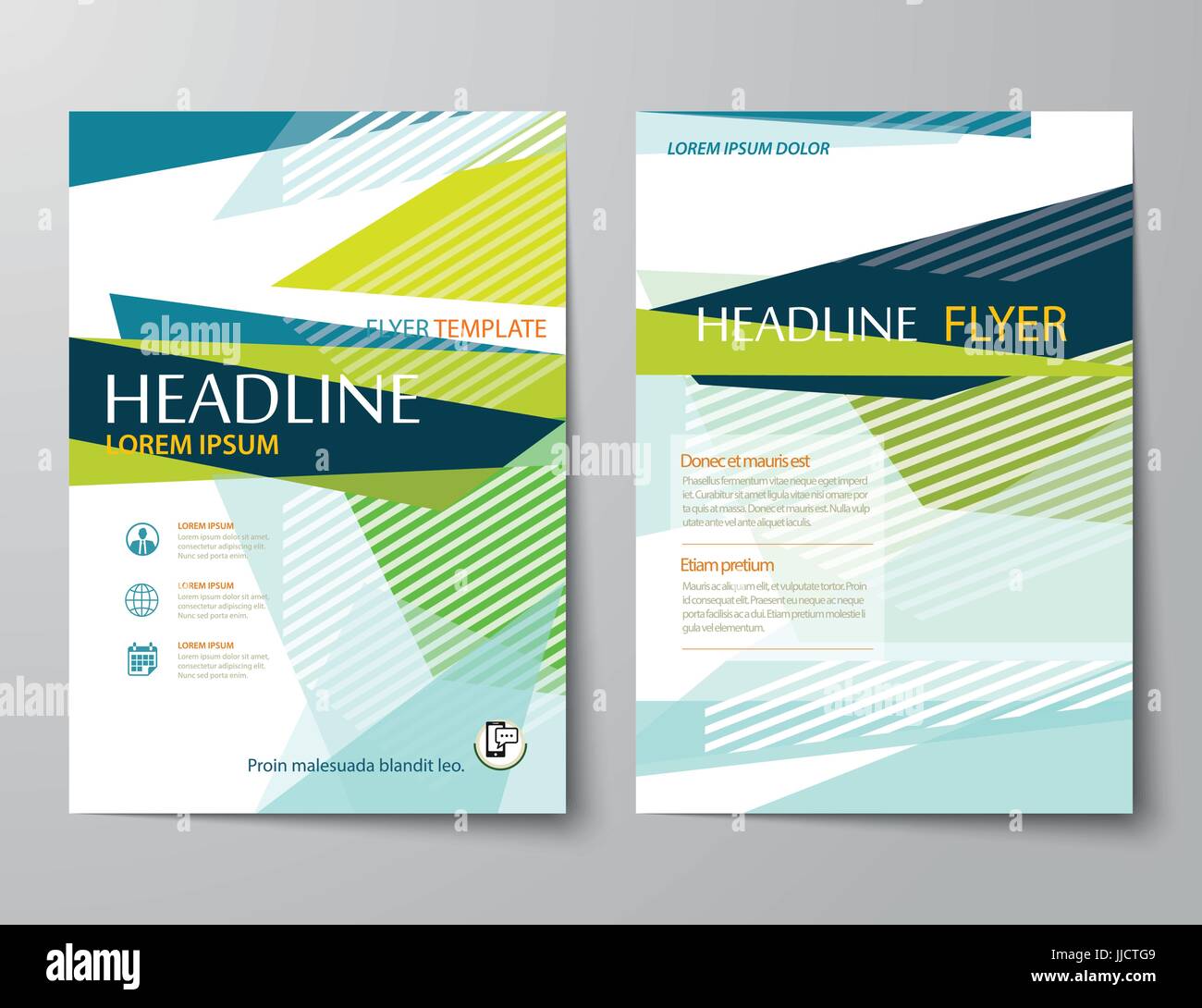 vector abstract low polygon templates for flyer brochure flat design ...