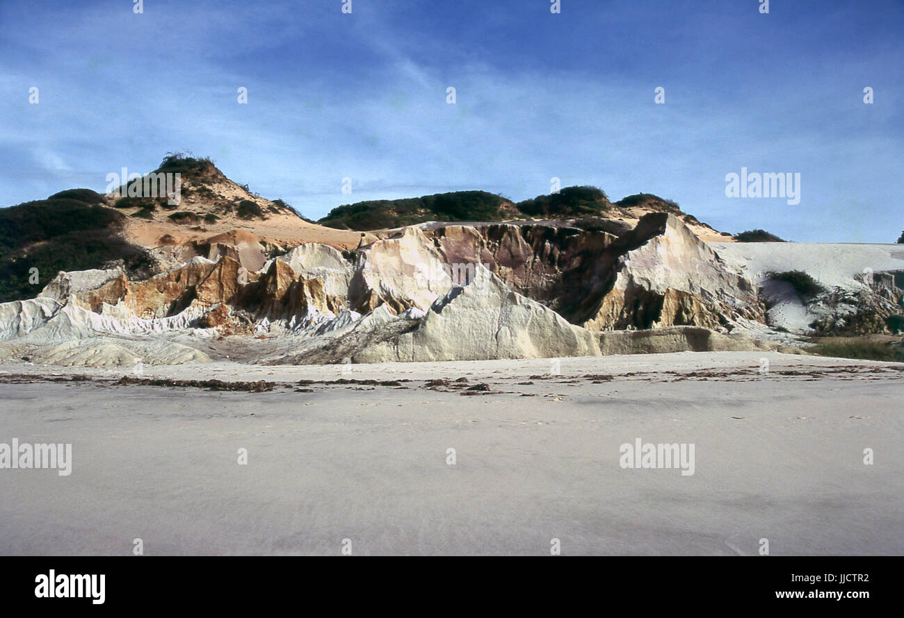 Cliffs of the beaches of Quixaba, Ceará, Brazil Stock Photo - Alamy