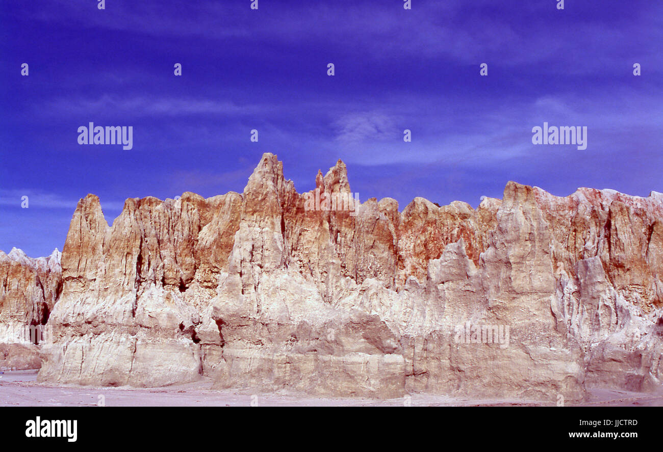 Cliffs of the beaches of Quixaba, Ceará, Brazil Stock Photo - Alamy