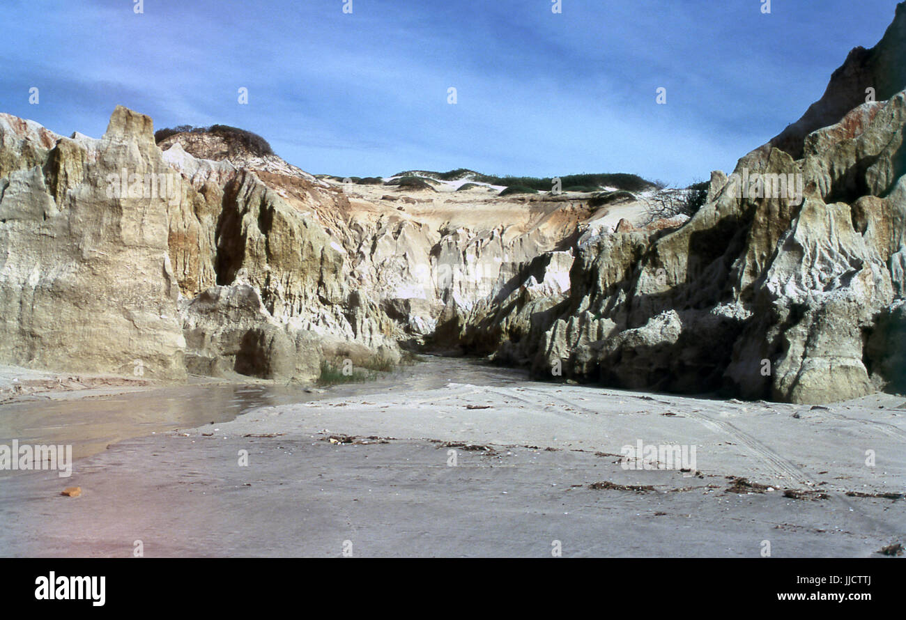 Cliffs of the beaches of Quixaba, Ceará, Brazil Stock Photo - Alamy